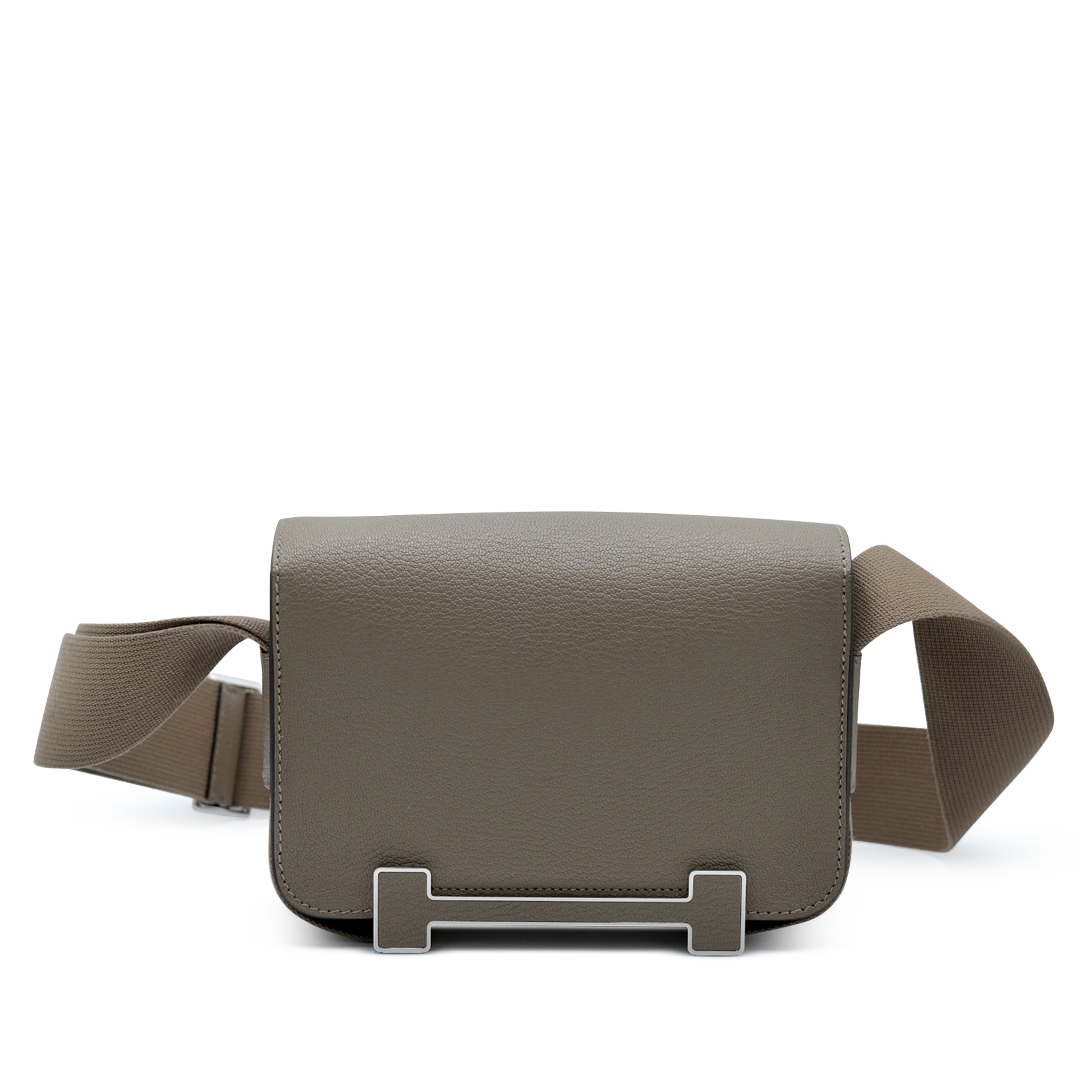 Hermès Etoupe Chèvre Mysore Geta Palladium Hardware, 2022 Available For ...