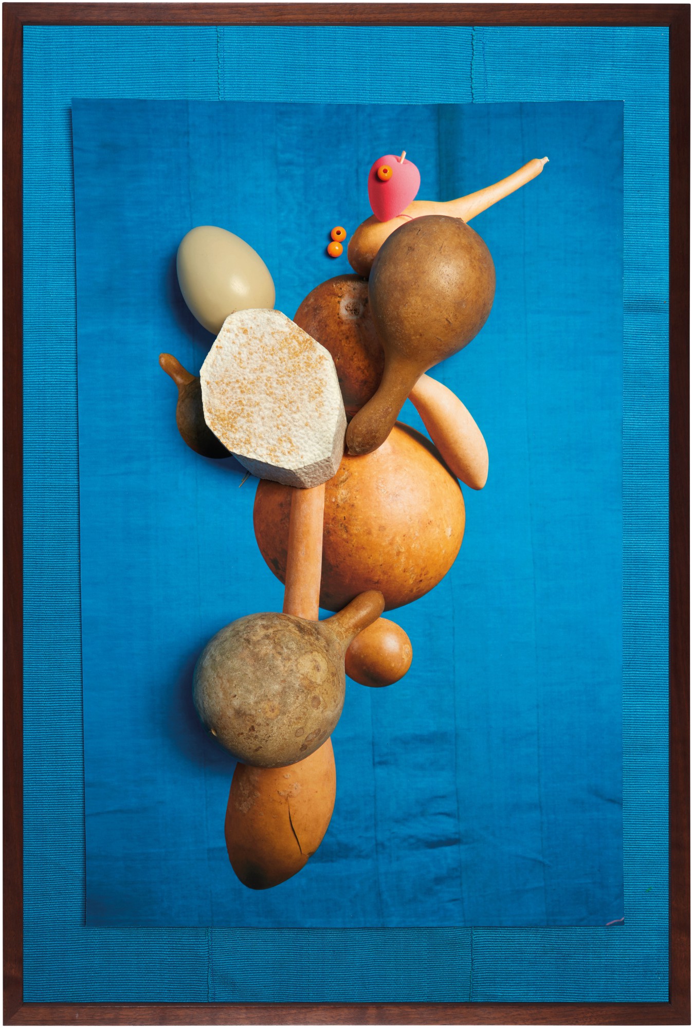 'Yam, Calabashes, Aso-oke, Egg and Pink Sponge', 2017 | Photographs ...
