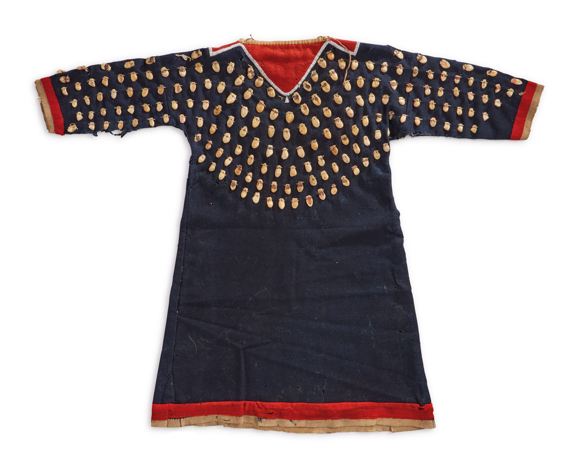 Crow Trade Cloth Dress with Pendant Elk Teeth | Majestic America ...