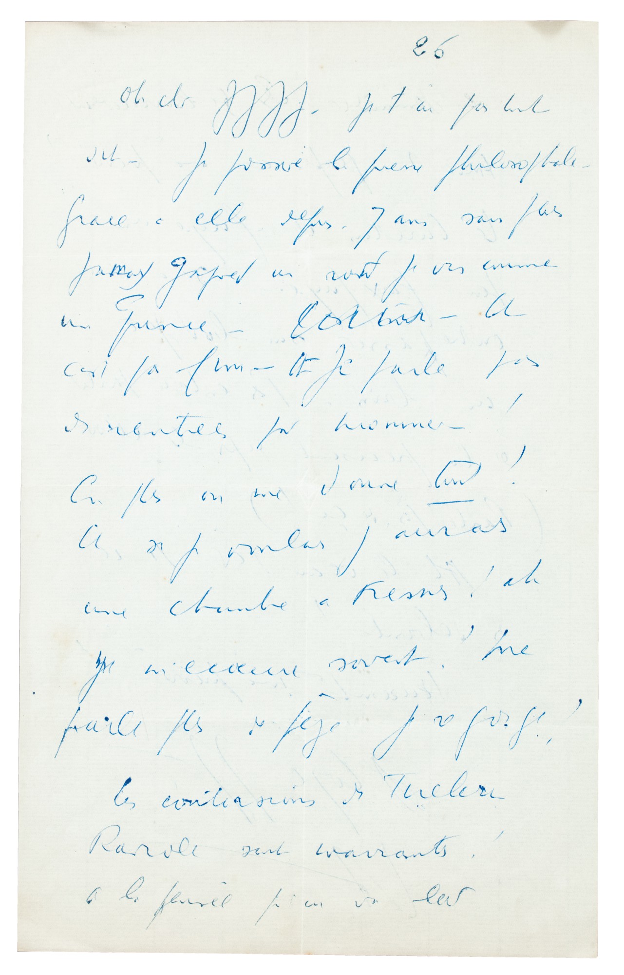 Lettre autographe signée à Albert Paraz. 4 lettres de Paul Rassinier ...