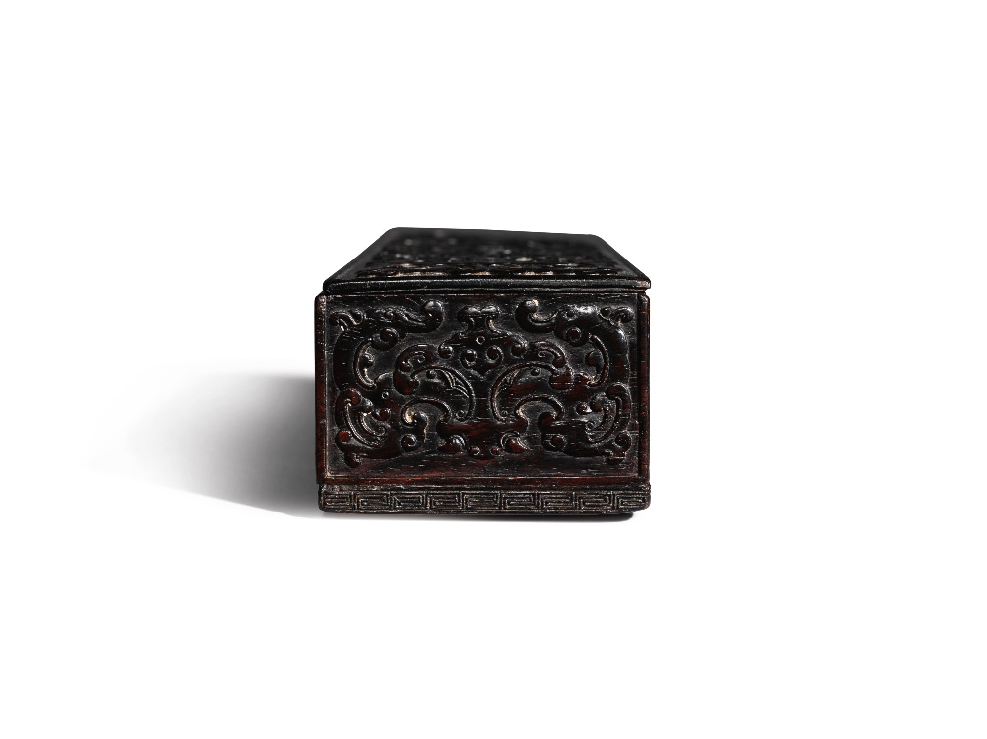 A rare rectangular 'zitan' box and cover Qing dynasty, 18th century | 清 ...
