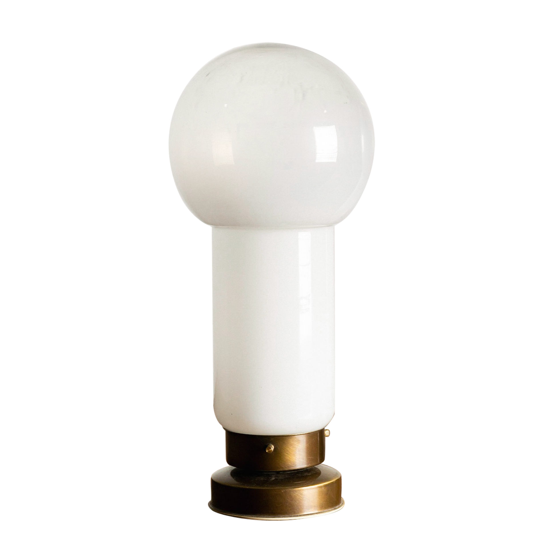 Murano Vintage Italian Sculptural Pillar Form Glass Table Lamp Available For Immediate Sale At