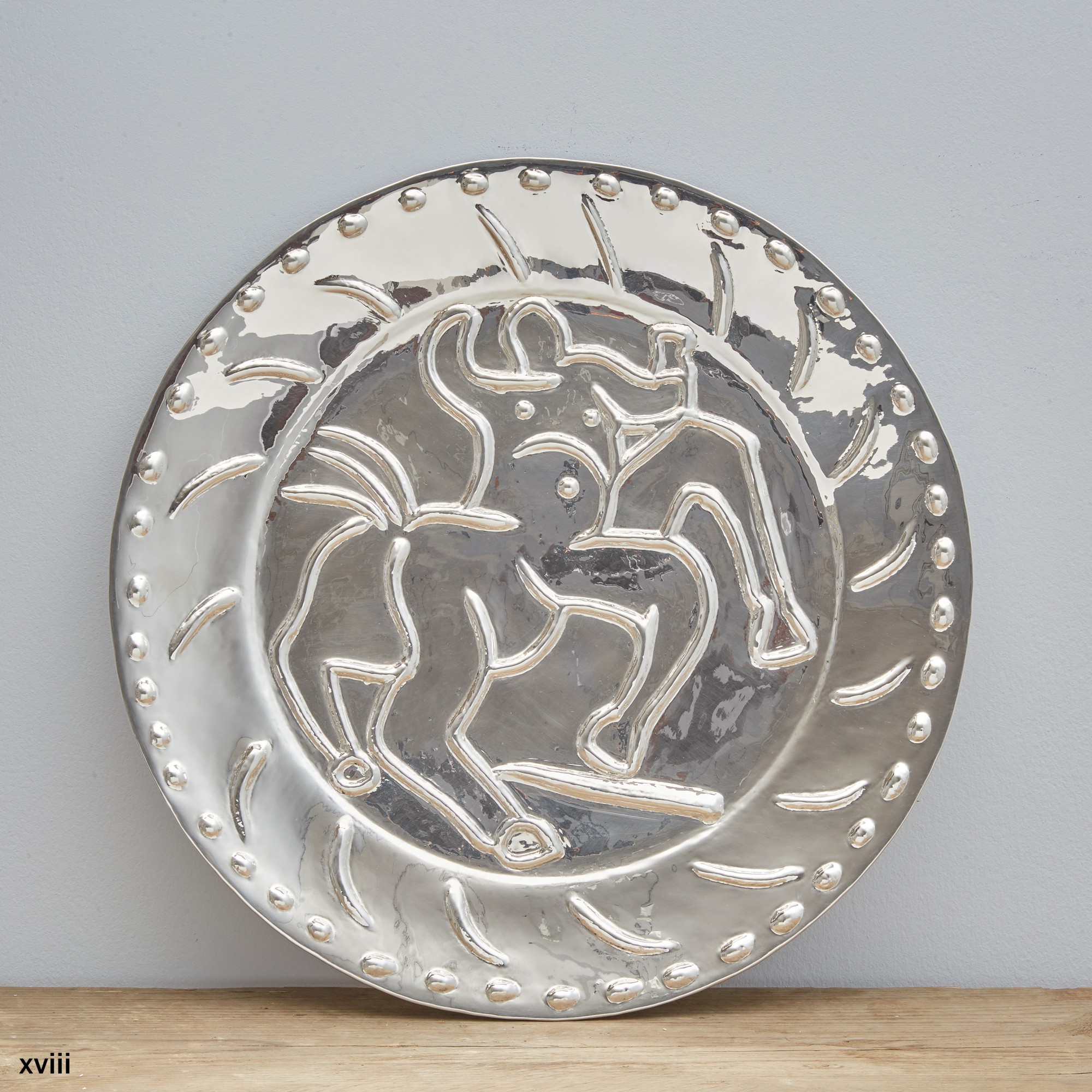 A complete set of 24 silver plates | 全套二十四件銀盤 | Modern Renaissance: A ...