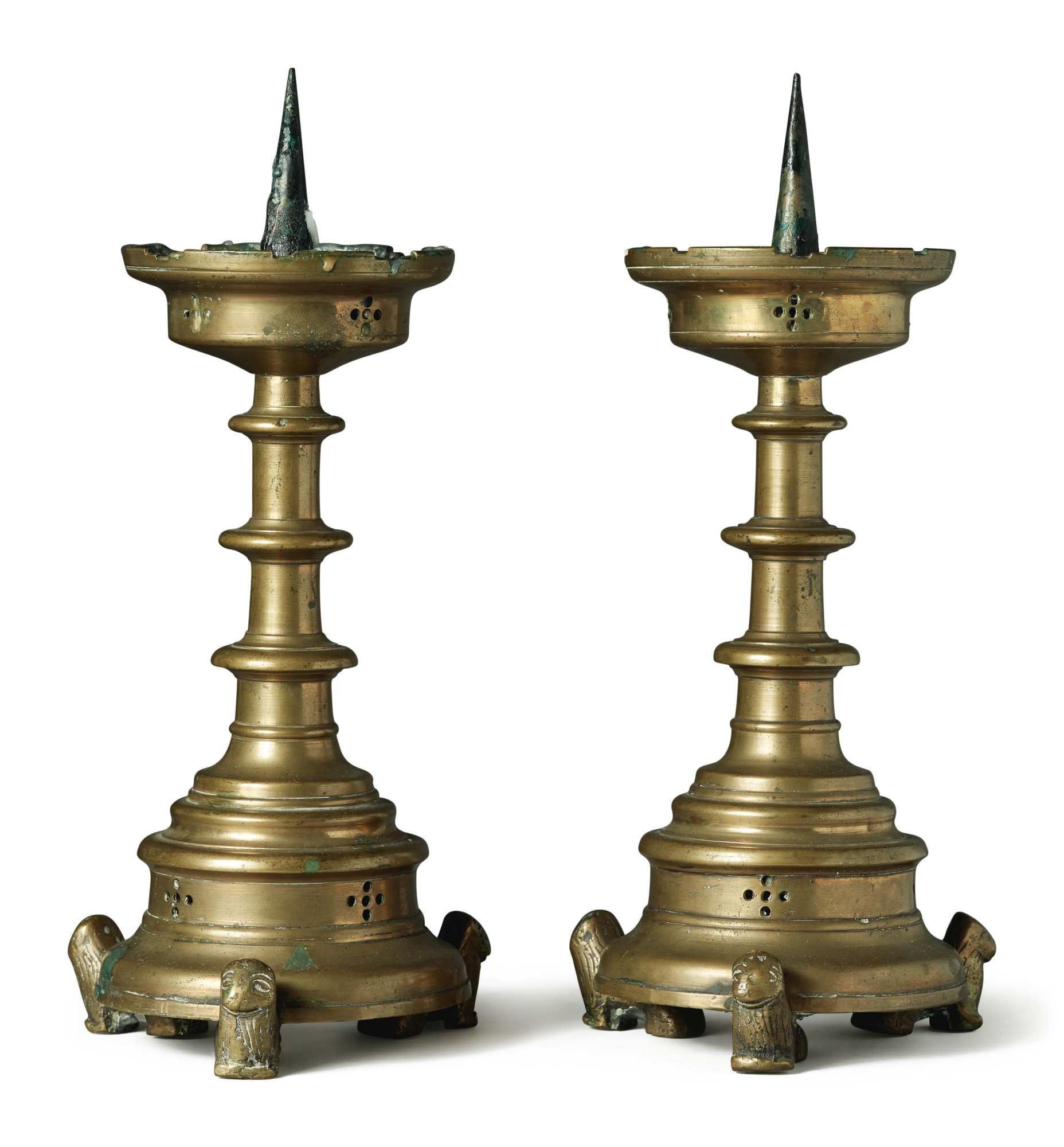 Pair of pricket candlesticks | Master Sculpture and Works of Art Part ...