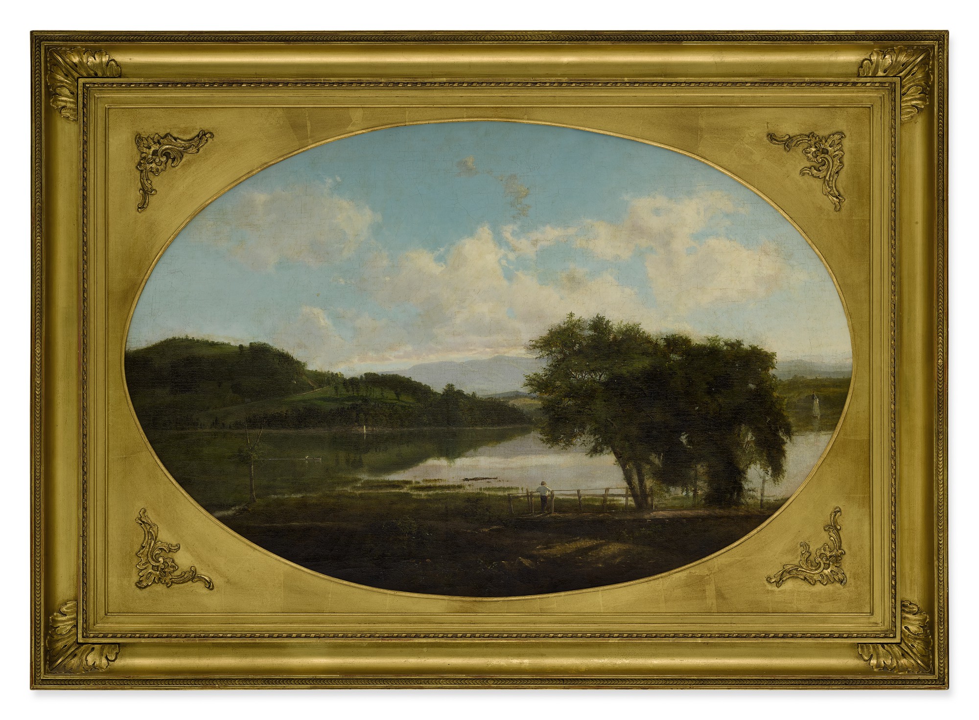 ARTHUR PARTON | LANDSCAPE WITH FIGURE AND FENCE | All That Is Glorious ...