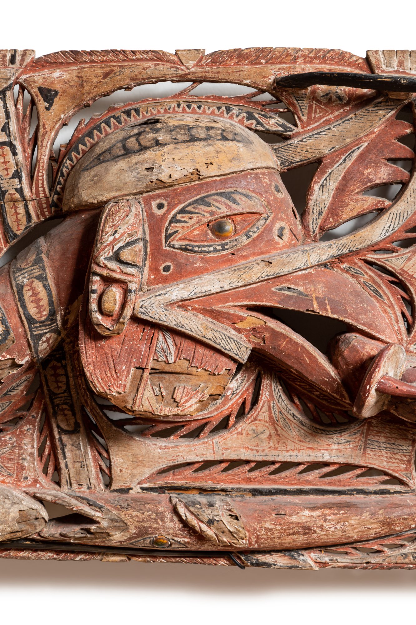 Frise, Malagan, Nouvelle-Irlande, Archipel Bismarck | Malagan Frieze, New Ireland, Bismarck ...