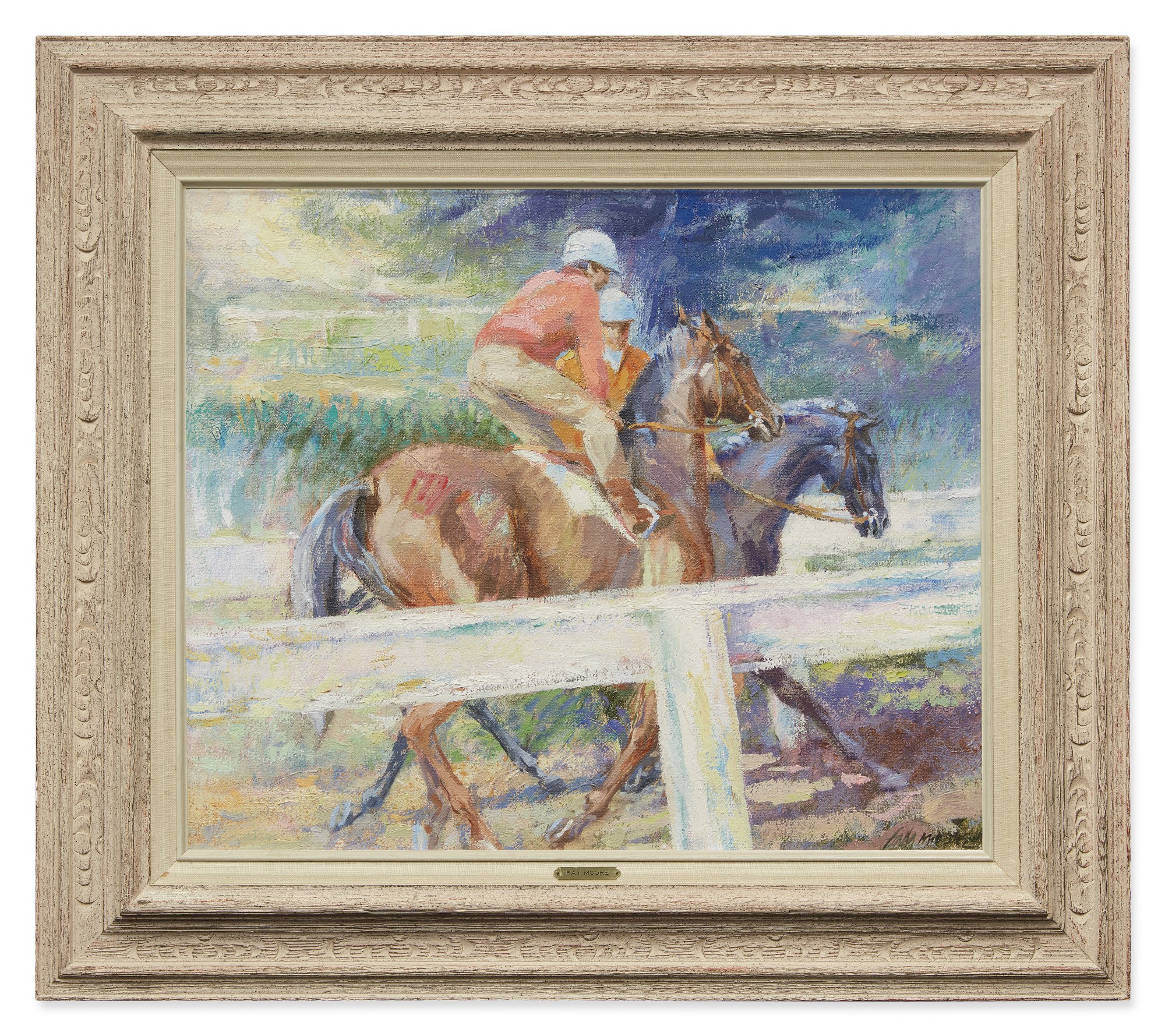 FAY MOORE | RACE HORSE WITH PONY | The Collection of Mr. and Mrs ...