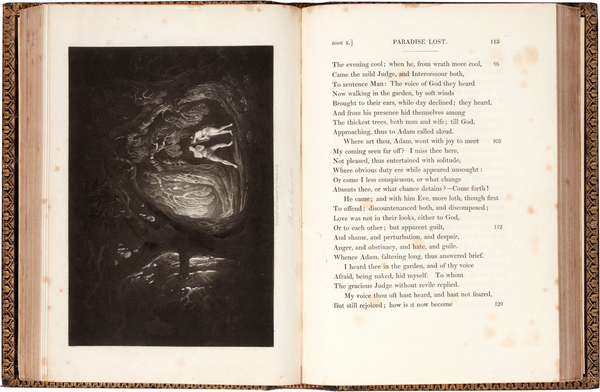 Milton | The Paradise Lost, illustrated by John Martin, London, 1827, 2 ...