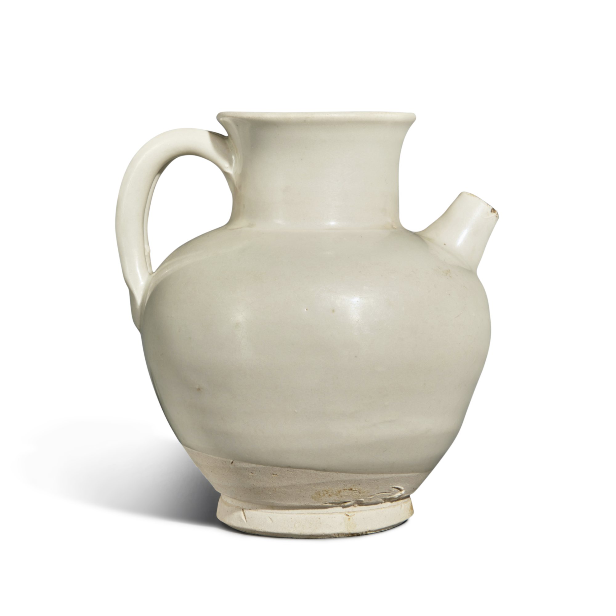 A small 'Xing' white-glazed ewer, Tang dynasty | 唐 邢窰白釉小執壺 | CHINA ...