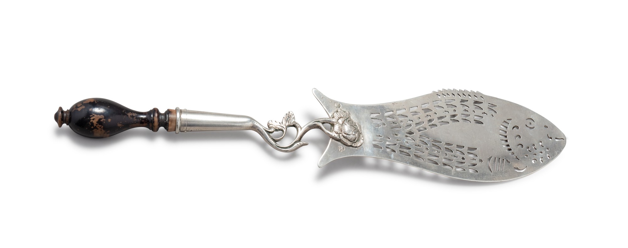 A silver fish spade, Friedrich Adam Löwenhagen II, Hamburg, 1761 ...