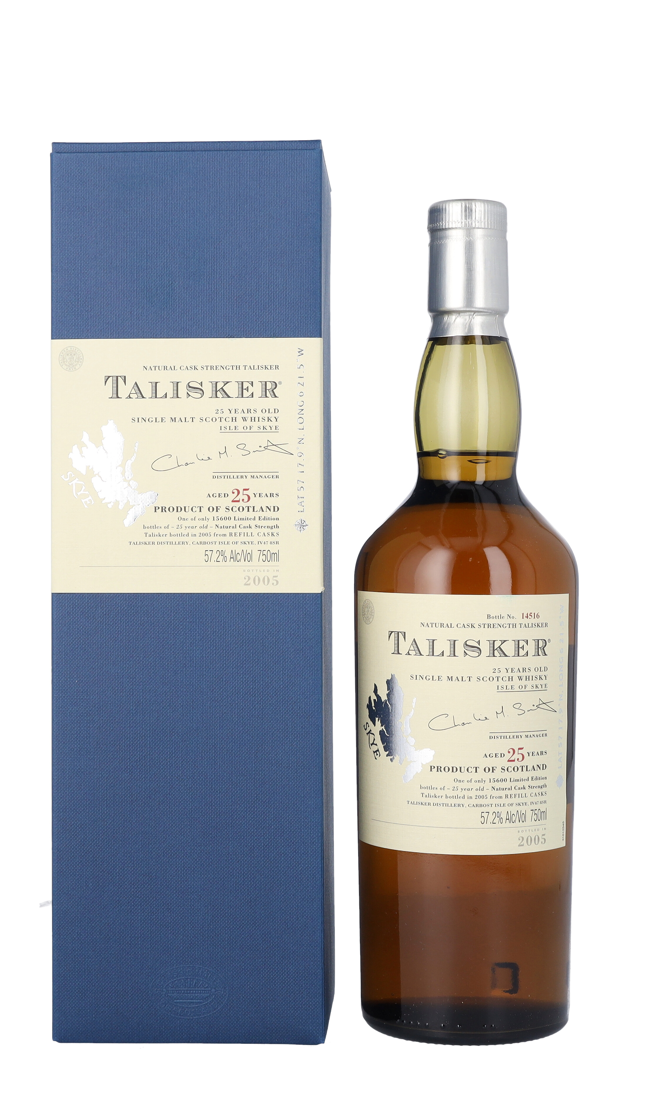 Talisker 25 Year Old 57.2 abv NV (1 BT75) | Whisky & Whiskey | The ...