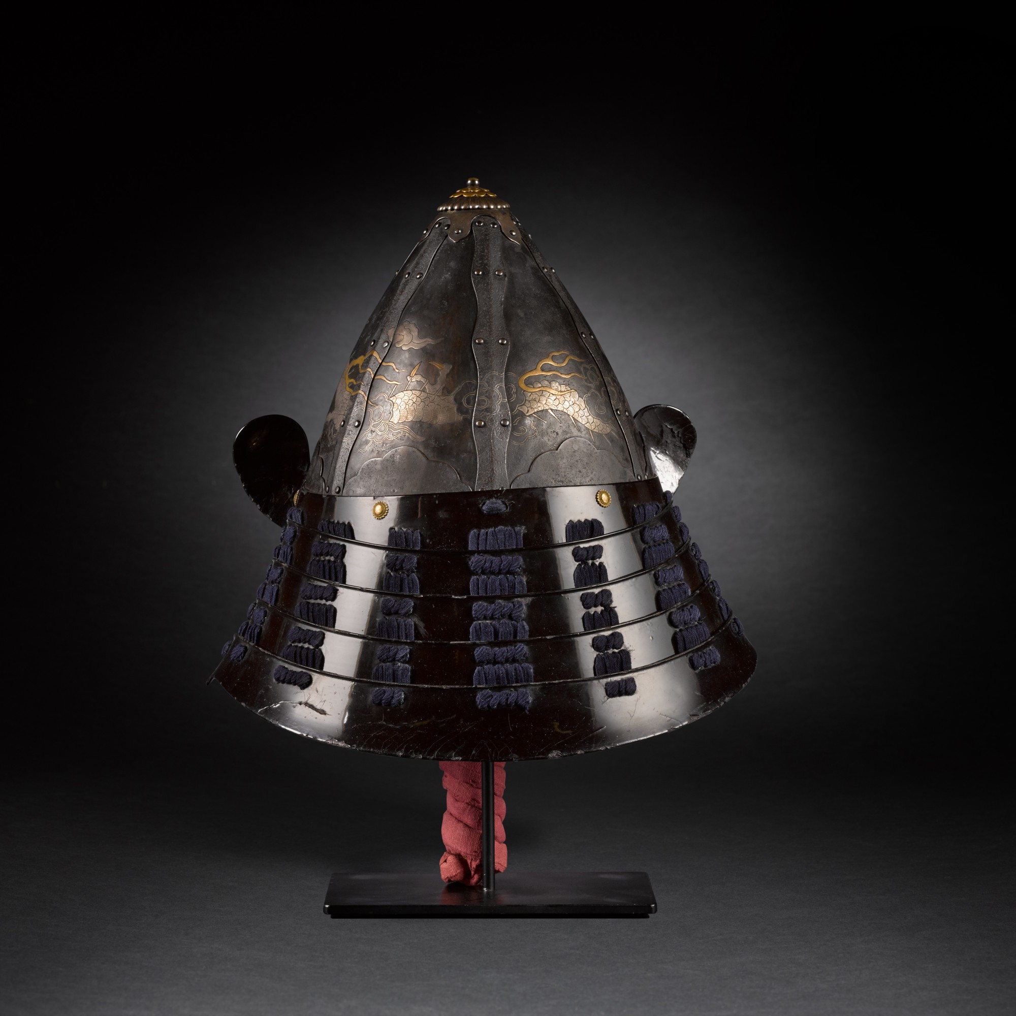 A rare toppai-nari kabuto [high-sided helmet] | Edo period, 18th ...