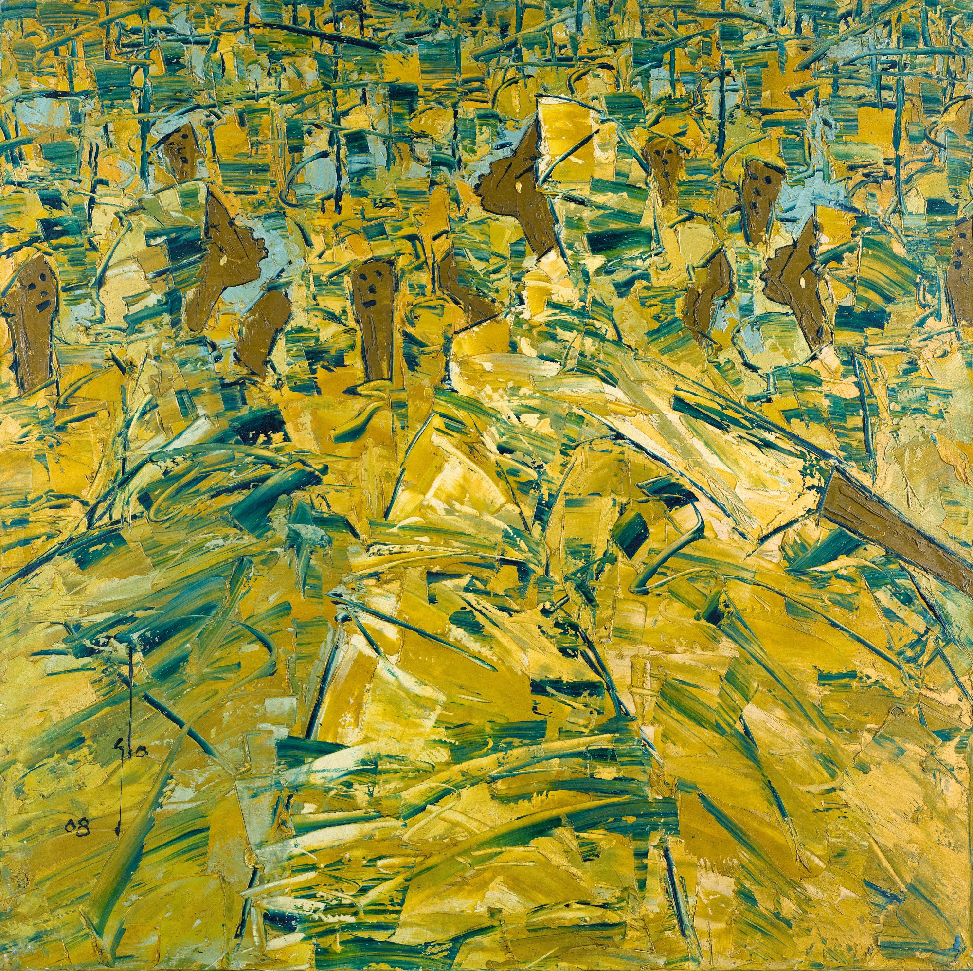 ABLADE GLOVER | YELLOW PROFILE | Modern and Contemporary African Art ...