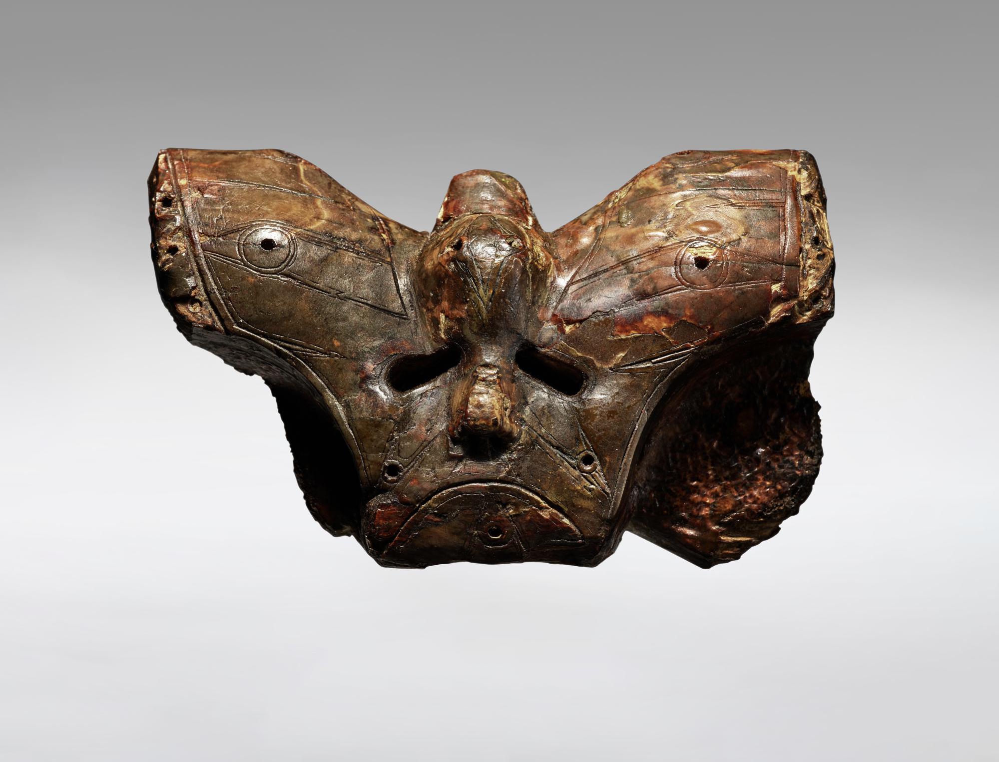 Winged Object Fragment with Transformative Imagery, Okvik or Old Bering ...
