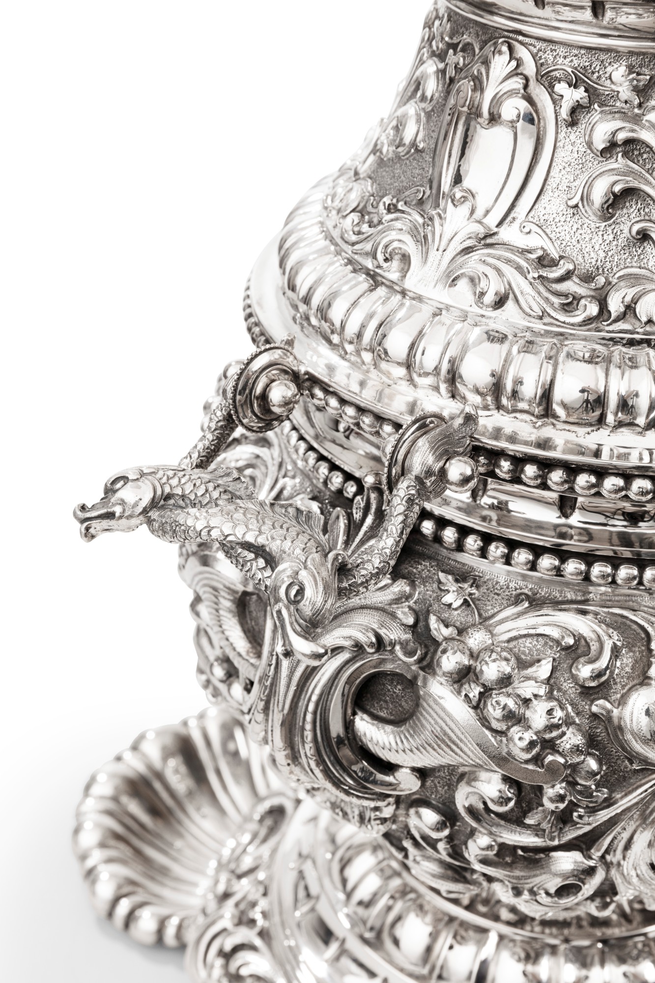 A very large Italian hot-water fountain, Bucellatti, Milano, circa 1980 ...