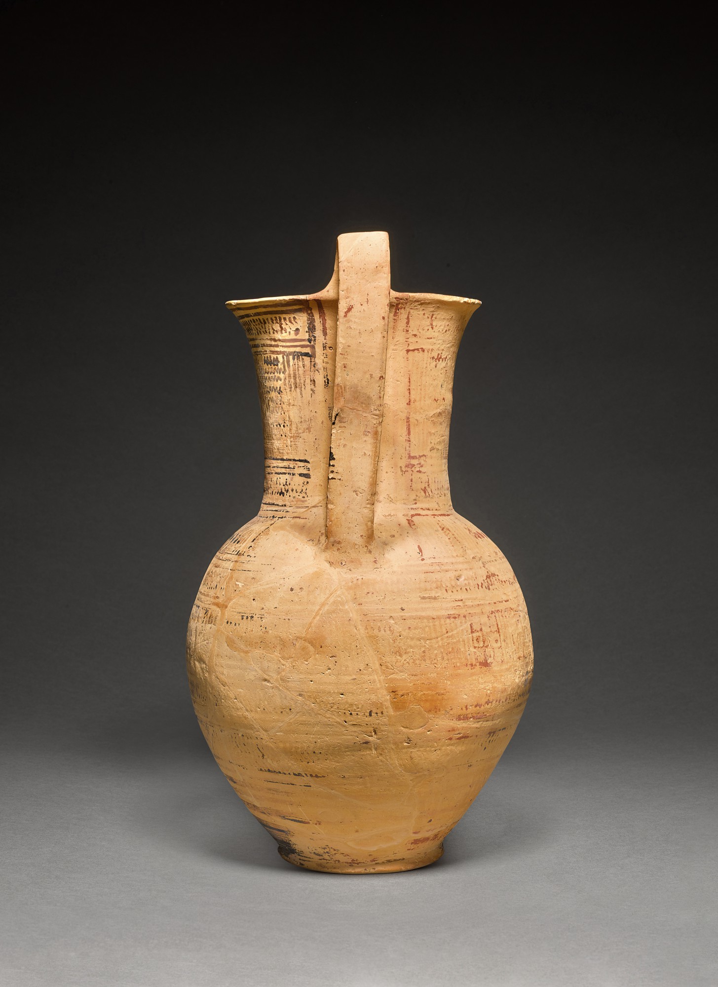 A Large Attic Pottery Pitcher, Geometric Period, 8th Century B.C ...
