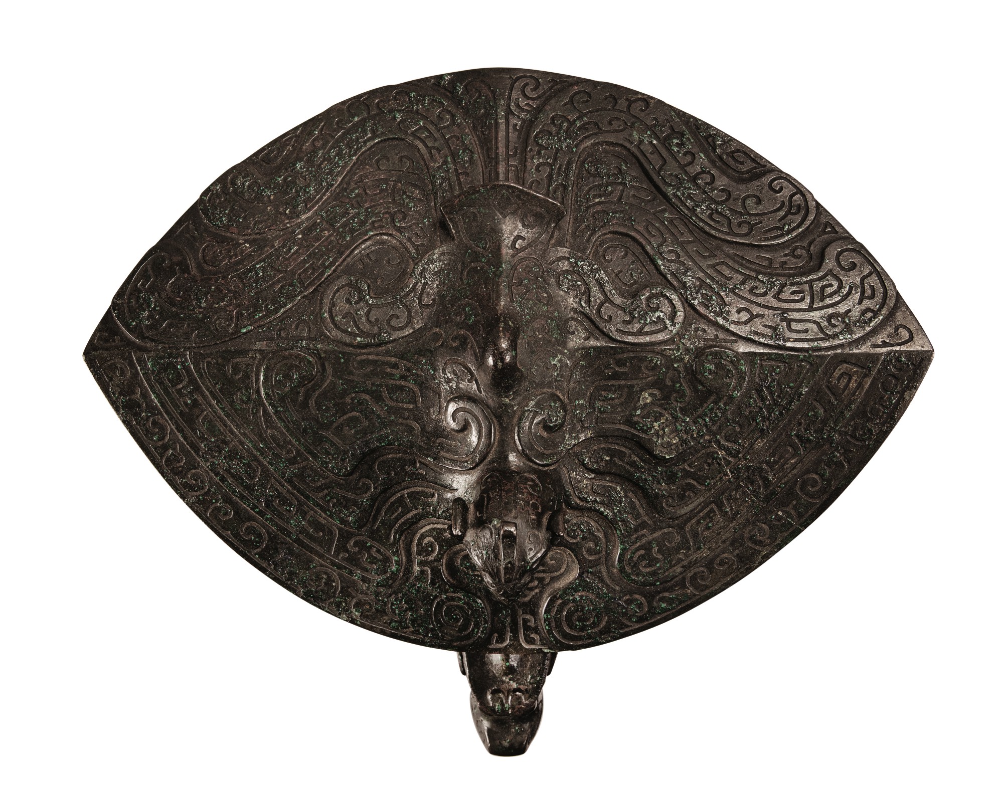 An archaistic bronze vessel and cover (Jiao), Qing dynasty | 清 ...