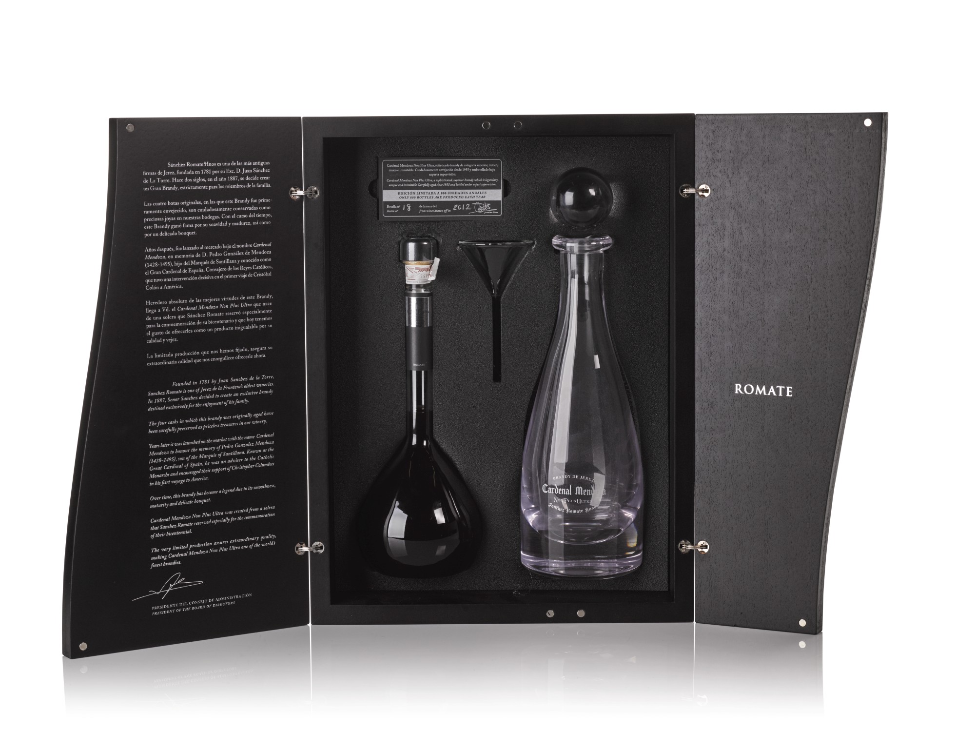 Cardenal Mendoza Non Plus Ultra Brandy de Jerez 45.0 abv NV | Distilled ...