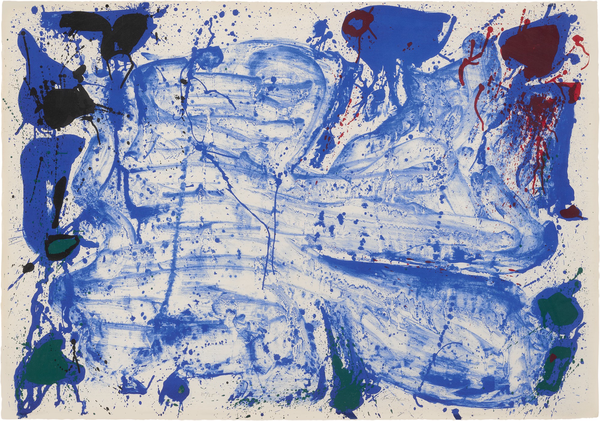 SAM FRANCIS | BLUE BLOOD STONE; HAPPY DEATH STONE; AND COLDEST STONE ...