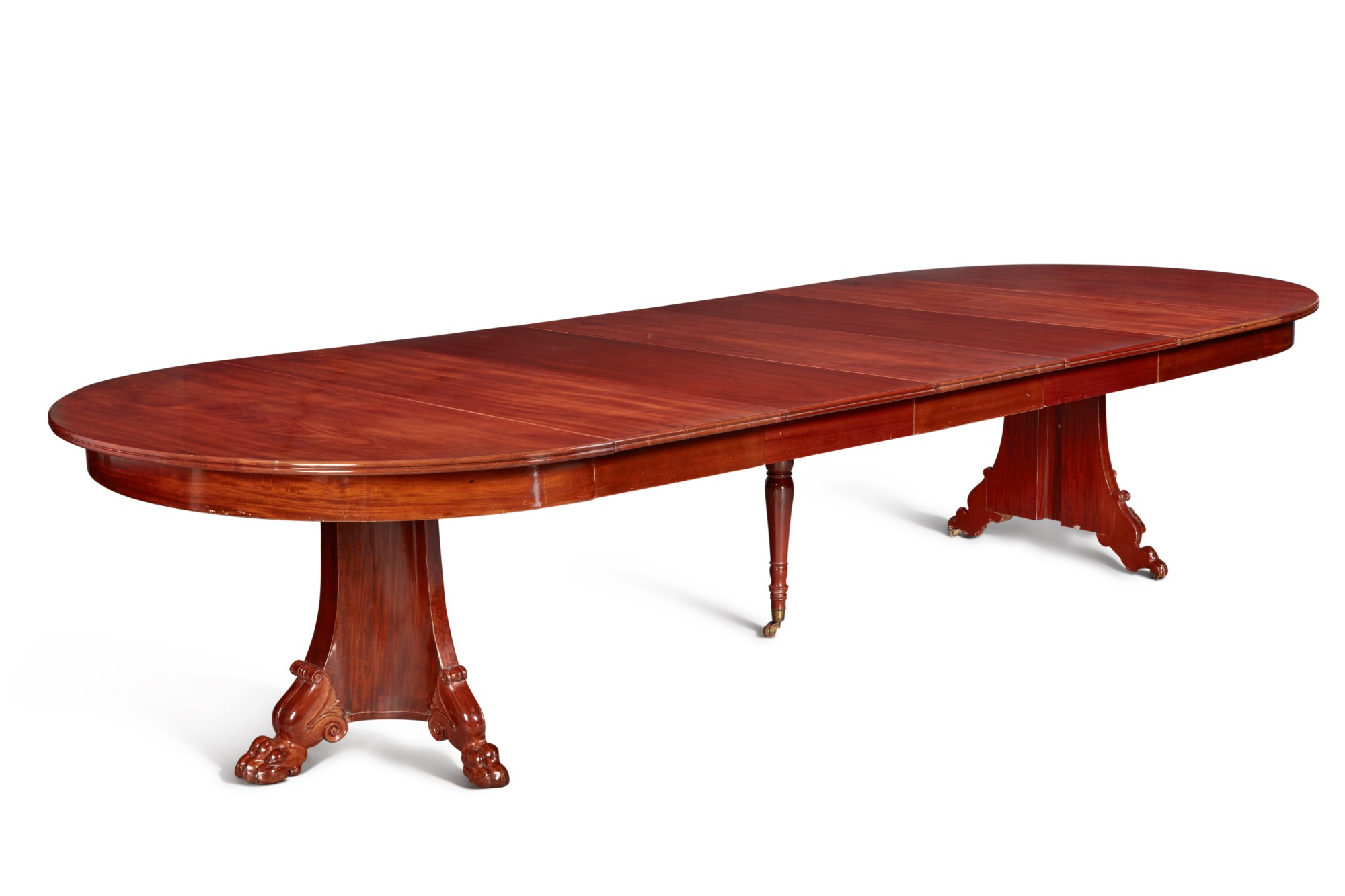 A German Neoclassical Carved Mahogany Dining Table, Circa 1820 | Long ...
