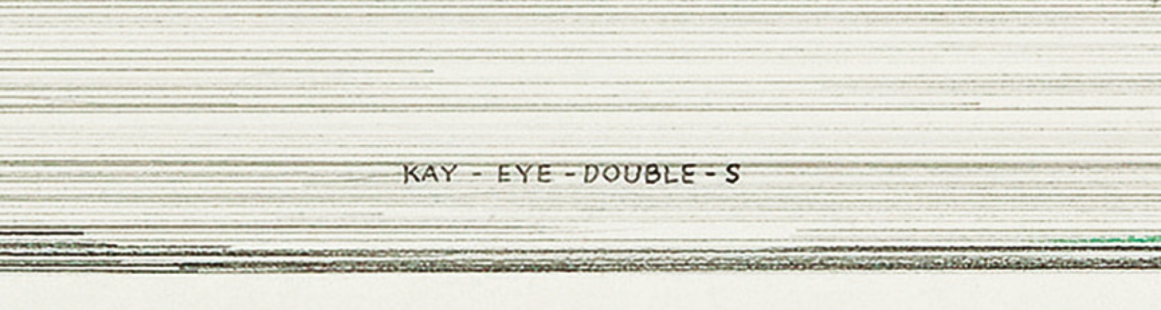 ED RUSCHA | KAY-EYE-DOUBLE-S | Contemporary Art Day: An Online Auction ...