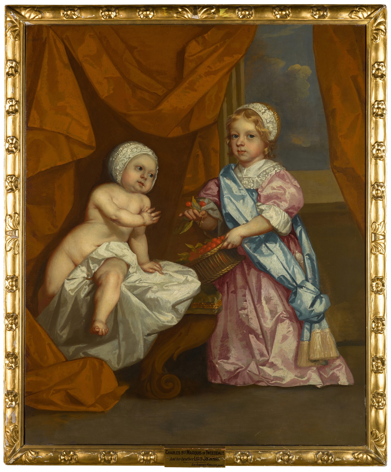 Portrait of Charles, 3rd Marquess of Tweeddale (1667–1715), and his ...