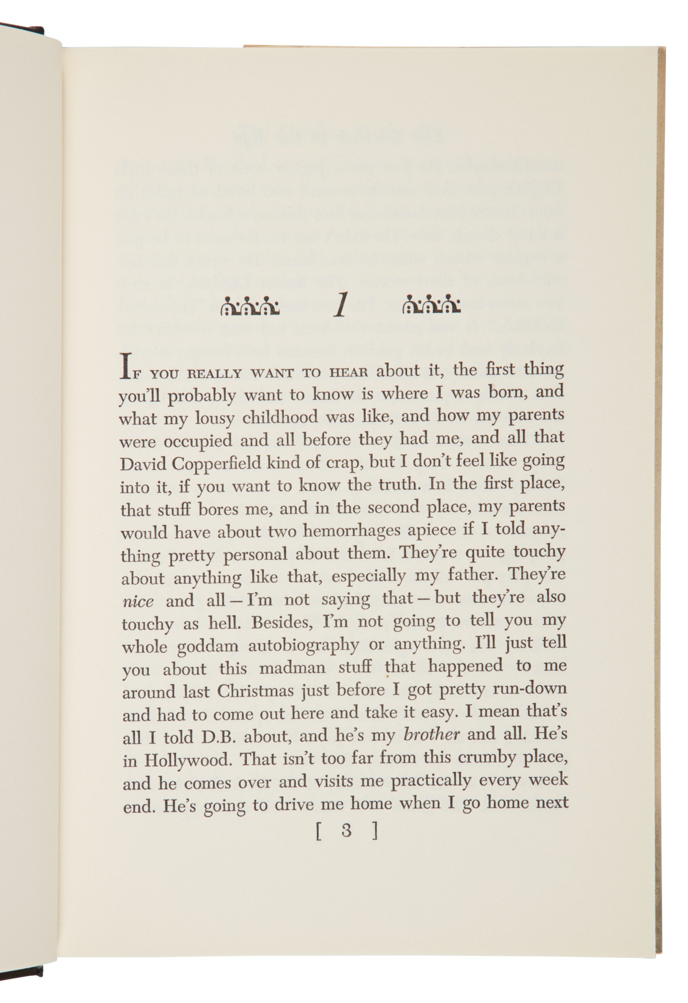 Salinger, J.D. | A strikingly fresh first edition of Salinger's ...