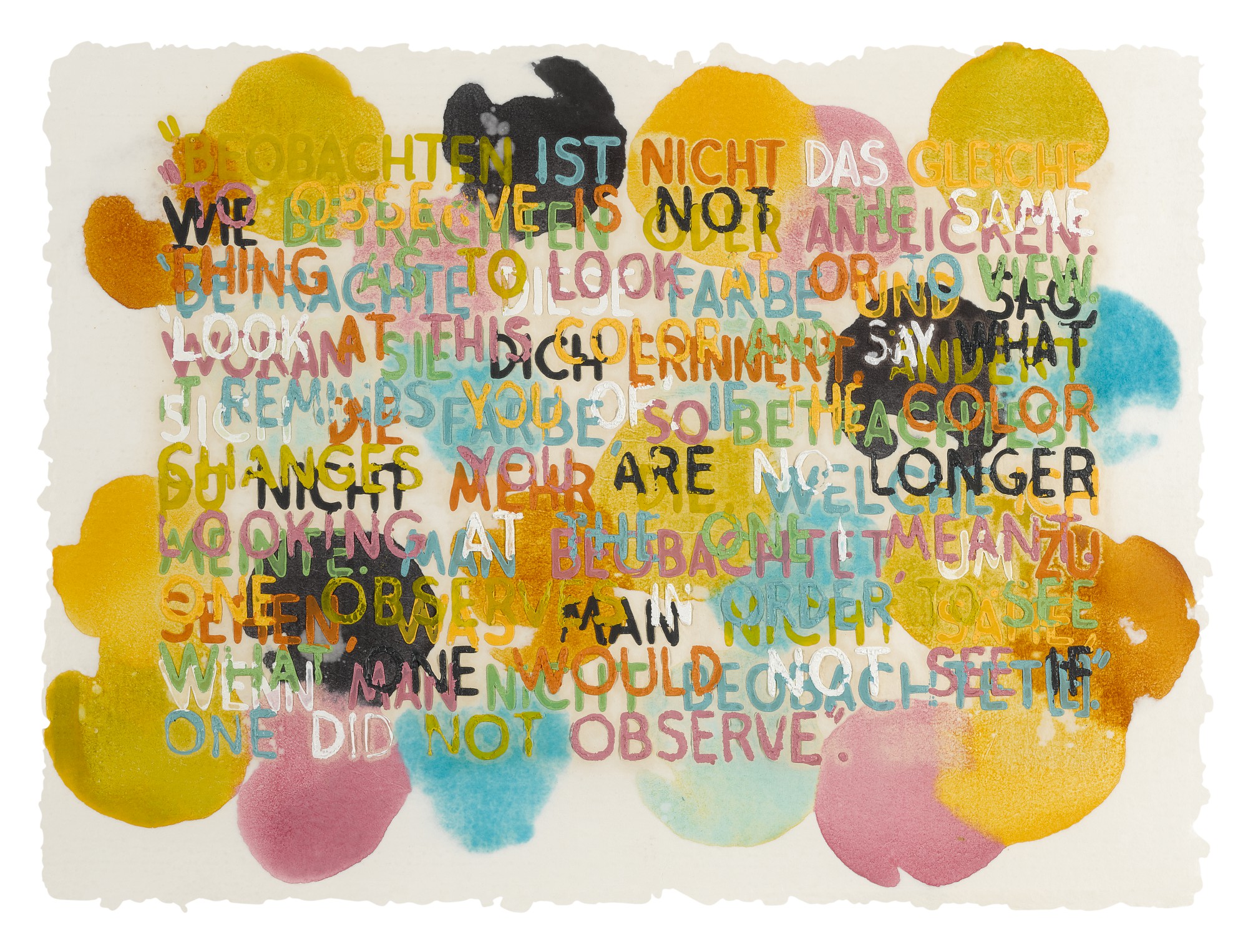 MEL BOCHNER | IF THE COLOR CHANGES | Prints & Multiples Online | 2020 ...