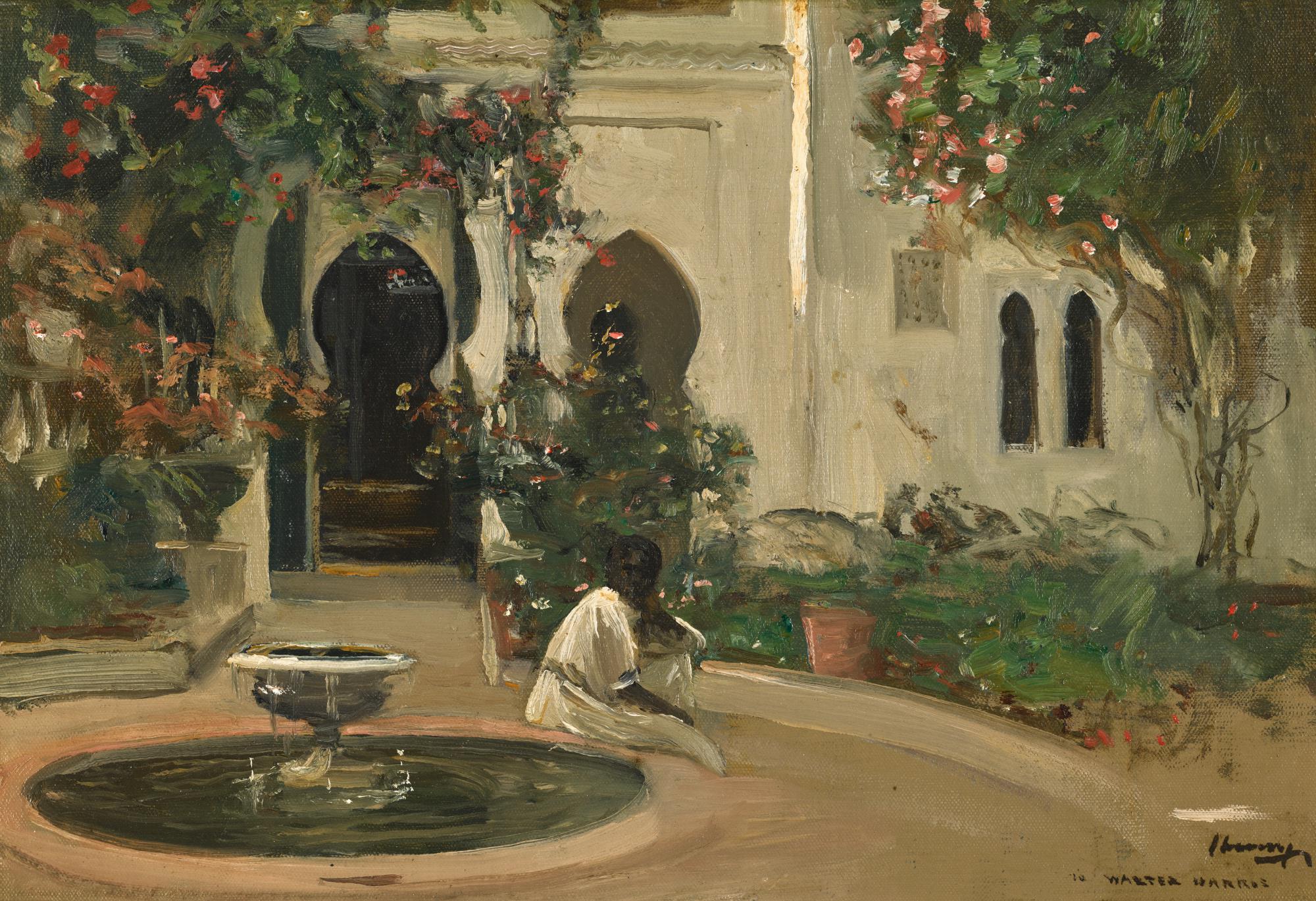 SIR JOHN LAVERY, R.A., R.H.A., R.S.A. | A MOORISH GARDEN | Irish Art ...