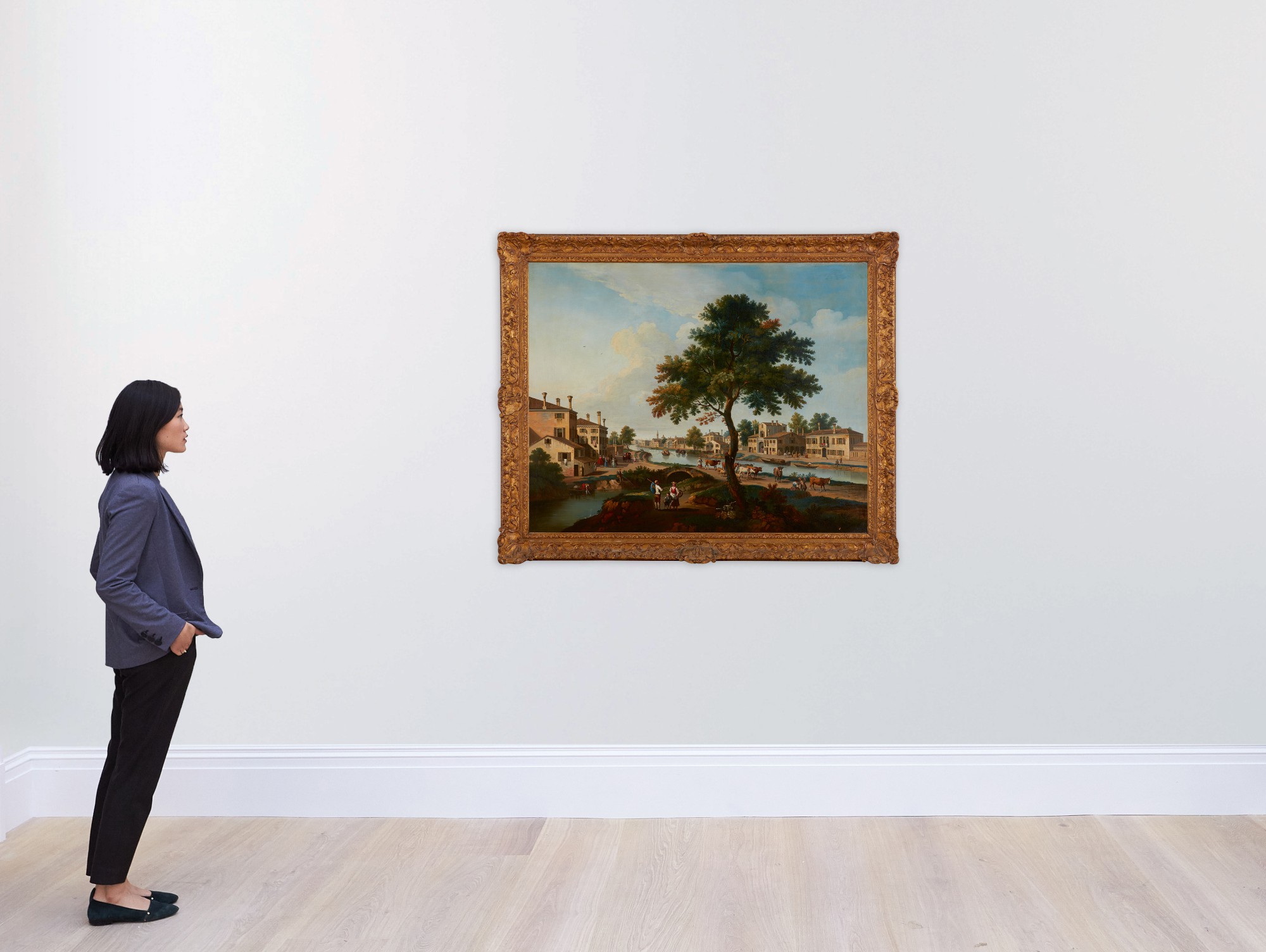 CIRCLE OF GIOVANBATTISTA CIMAROLI | HERDERS IN A LANDSCAPE | Old ...