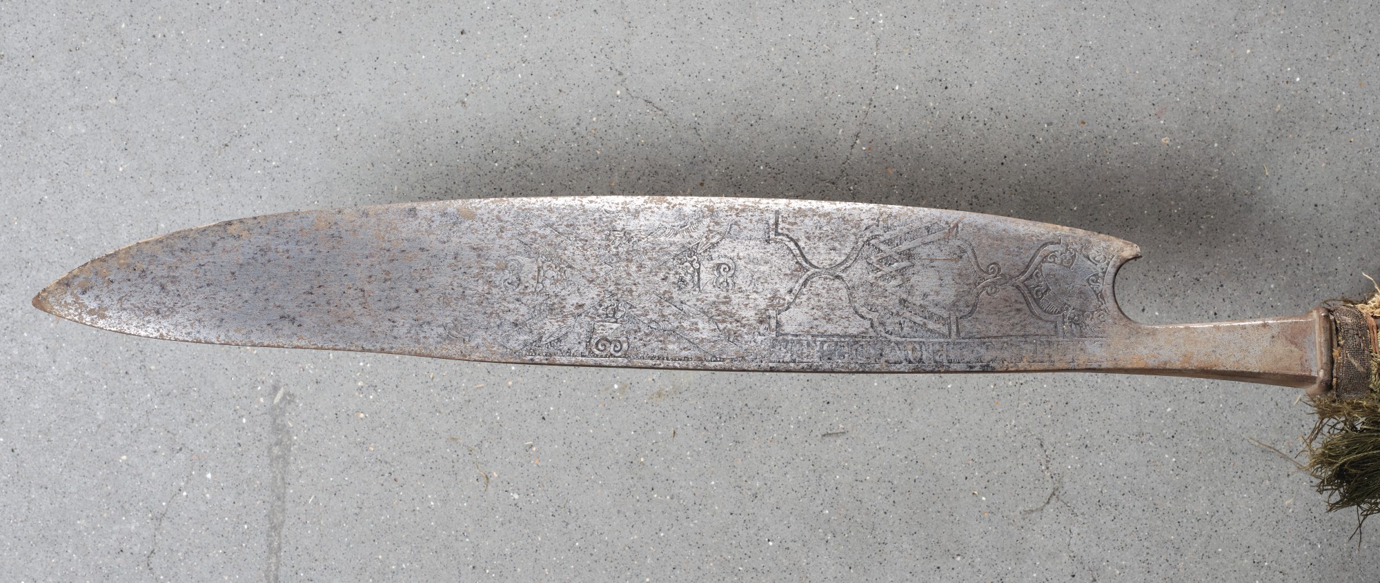 AN ETCHED AUSTRIAN STATE GLAIVE FOR THE GUARD OF EMPEROR MAXIMILLIAN II ...