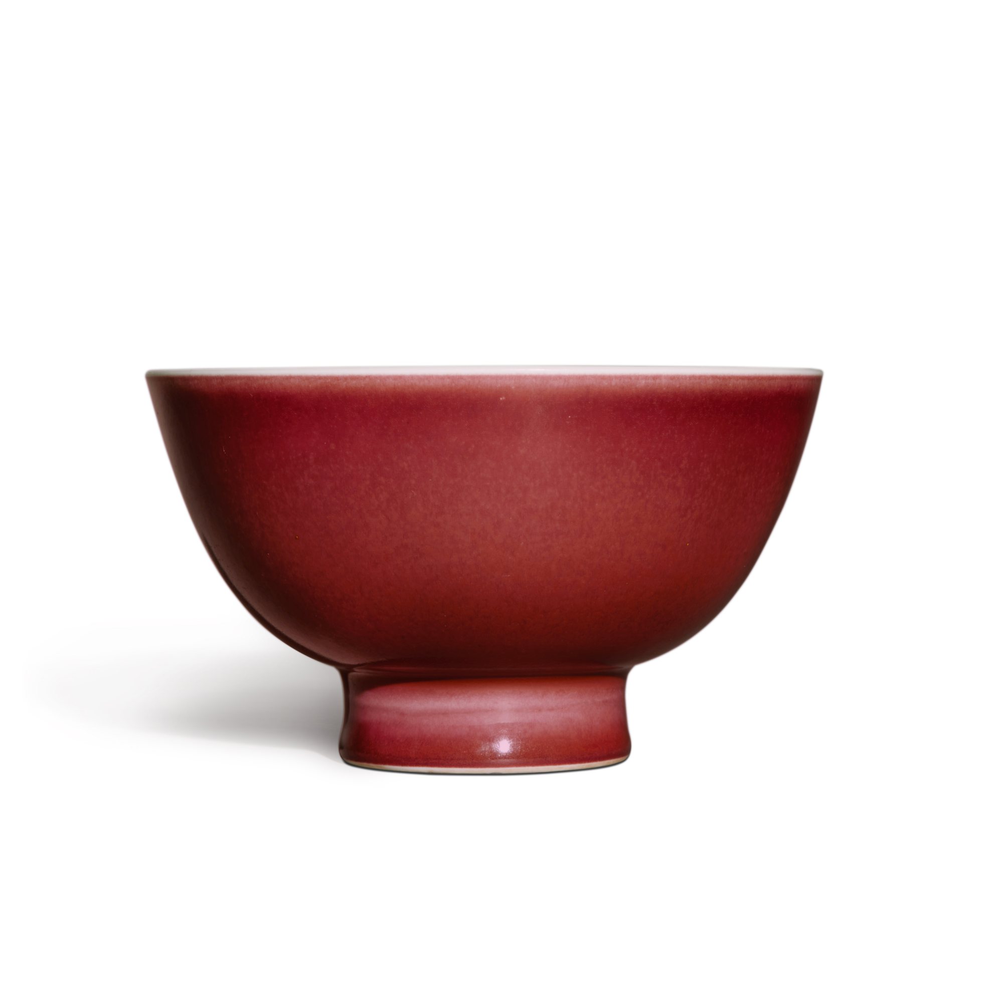 A copper-red-glazed bowl, Mark and period of Yongzheng | 清雍正 紅釉盌 ...