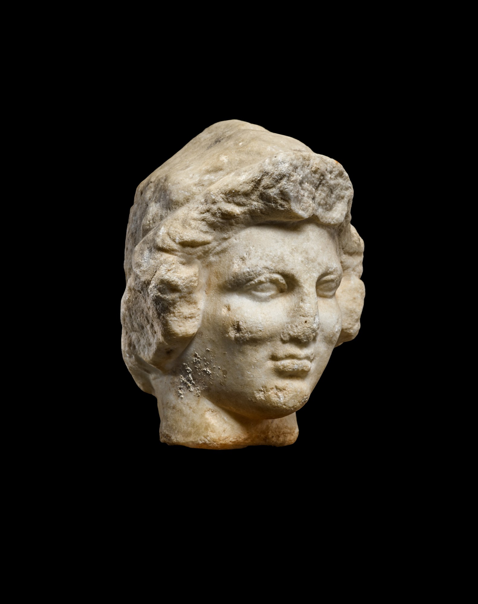 A Roman Marble Relief Head of a Child, probably Eastern Mediterranean ...
