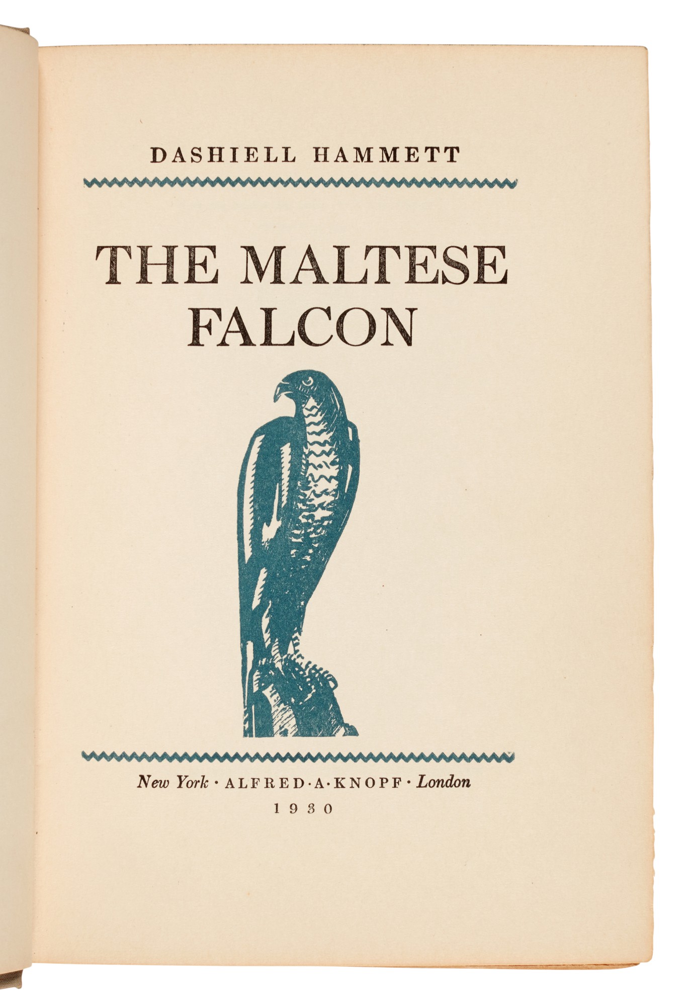 Dashiell Hammett | The Maltese Falcon, 1930 | Detective Fiction ...