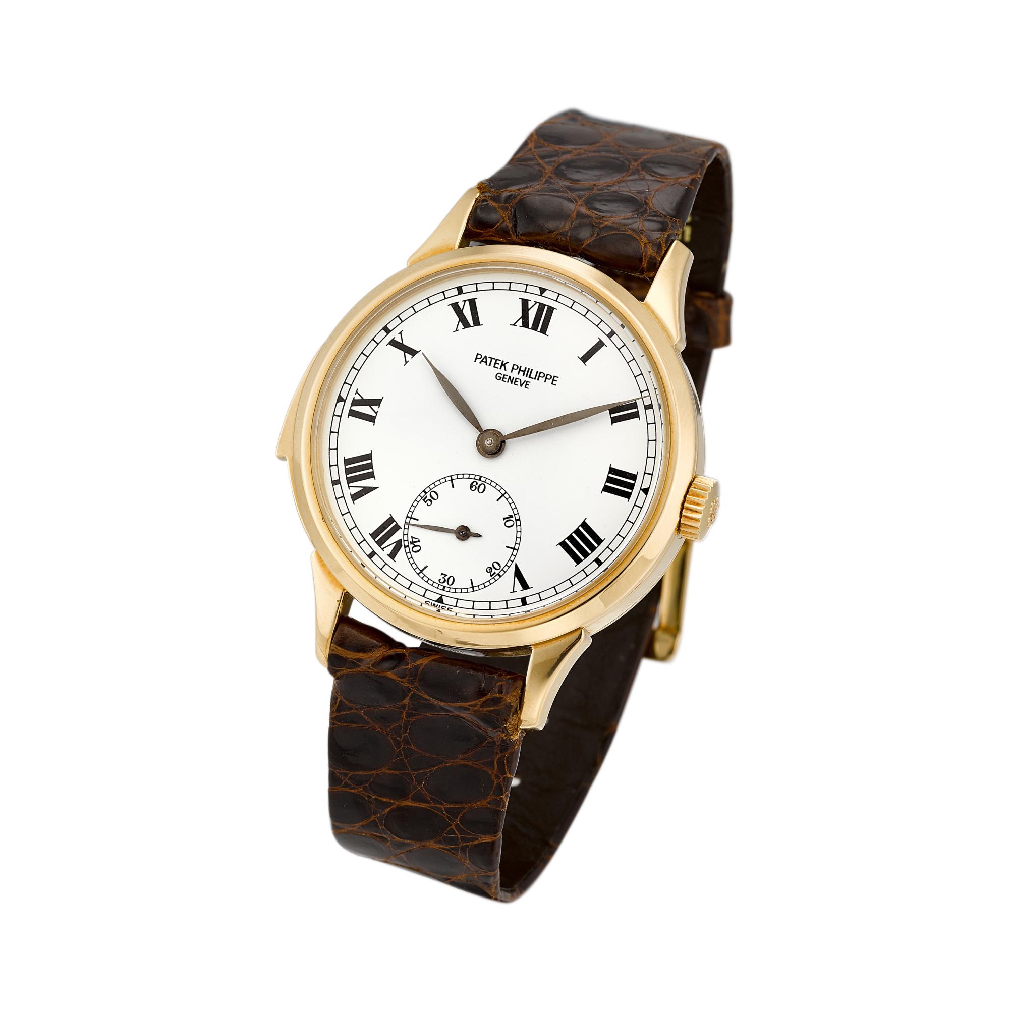 Reference 3979 | A yellow gold minute repeating wristwatch, Made to ...