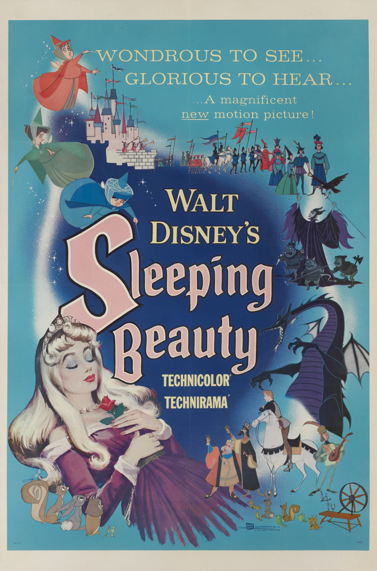 Sleeping Beauty (1959) Poster, US | Original Film Posters | 2020 ...