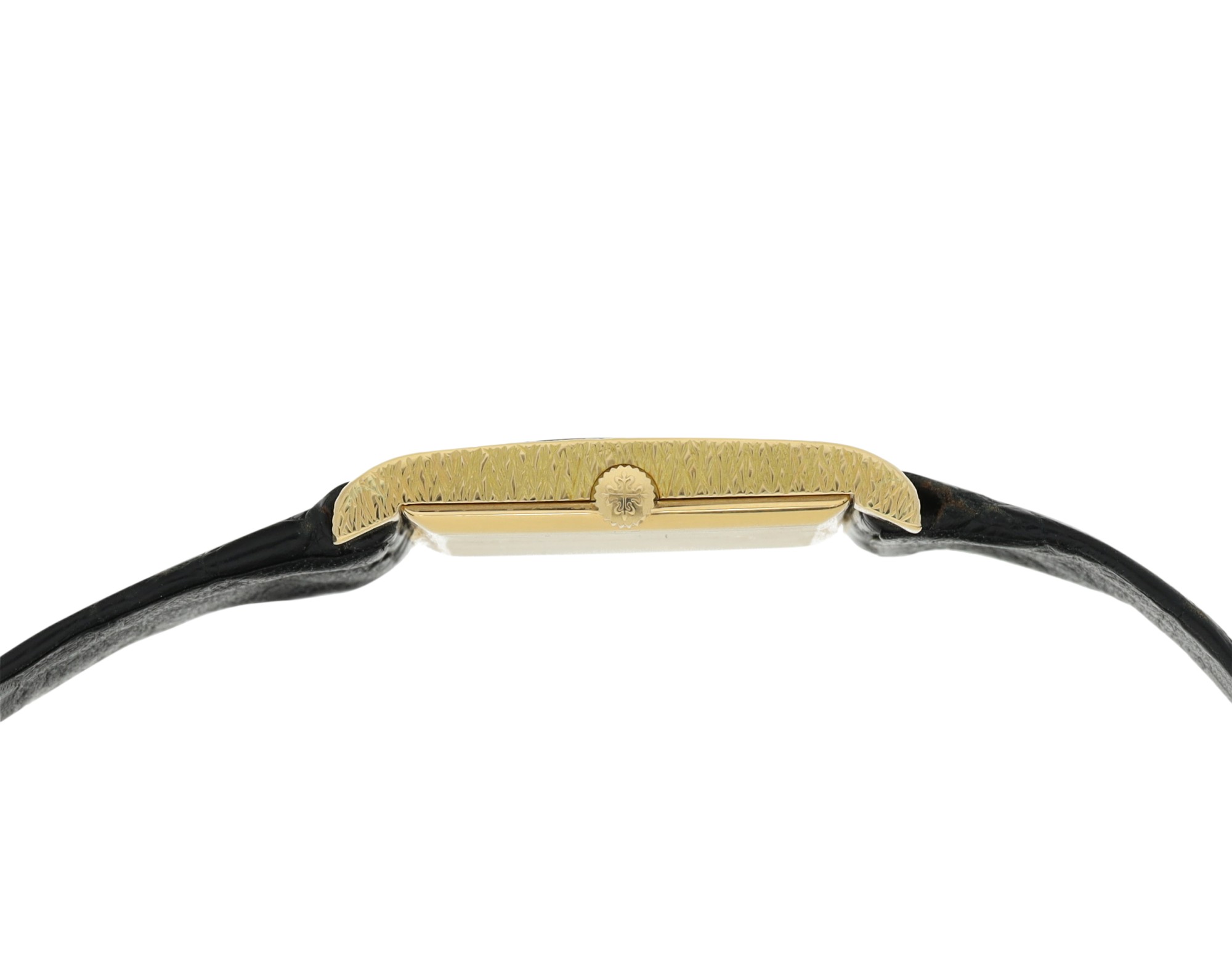 PATEK PHILIPPE | REFERENCE 3553 A YELLOW GOLD RECTANGULAR WRISTWATCH ...