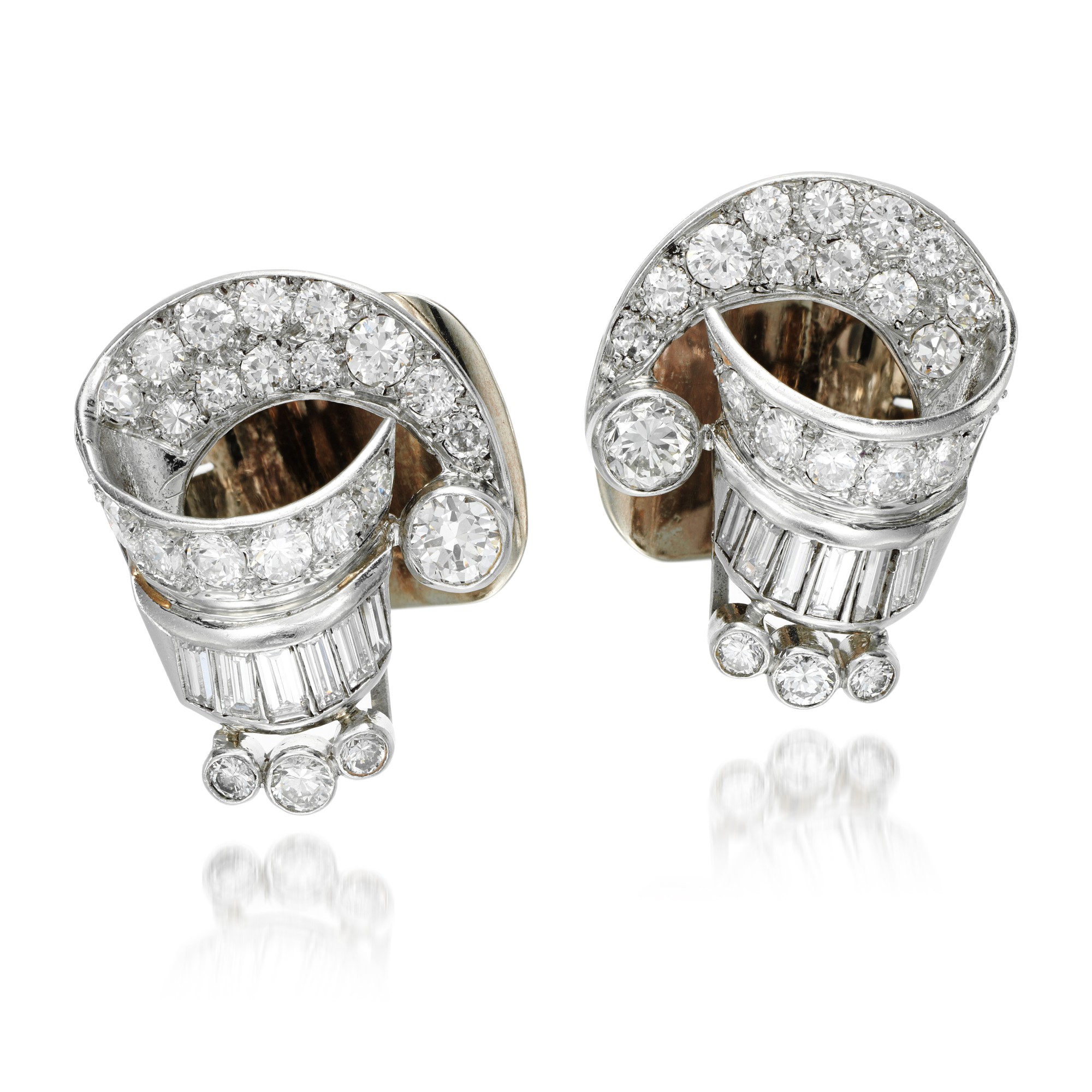 PAIR OF DIAMOND EAR CLIPS | The Weekly Edit: Fine Jewels | London ...