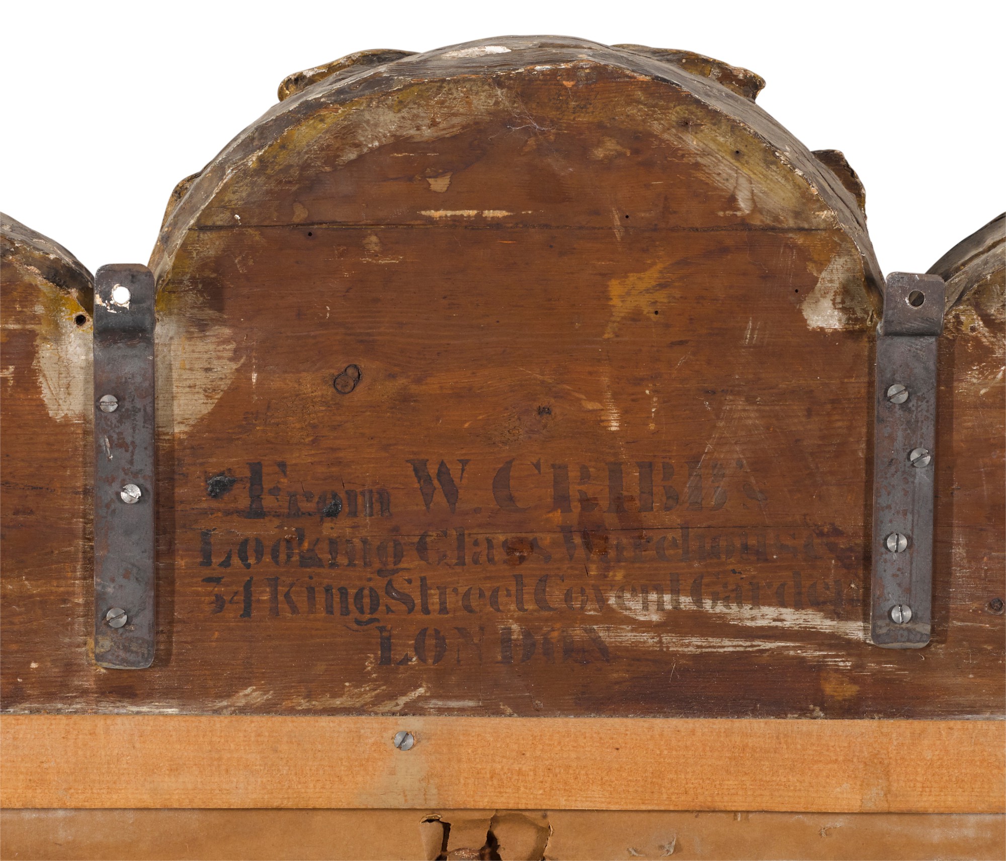 A GEORGE IV GILTWOOD OVERMANTLE MIRROR BY WILLIAM CRIBB, SECOND QUARTER ...