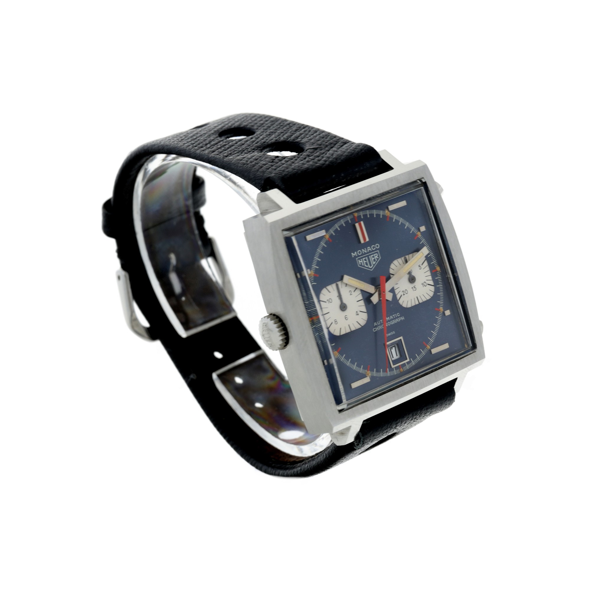 REFERENCE 1133B MONACO A STAINLESS STEEL AUTOMATIC CHRONOGRAPH ...