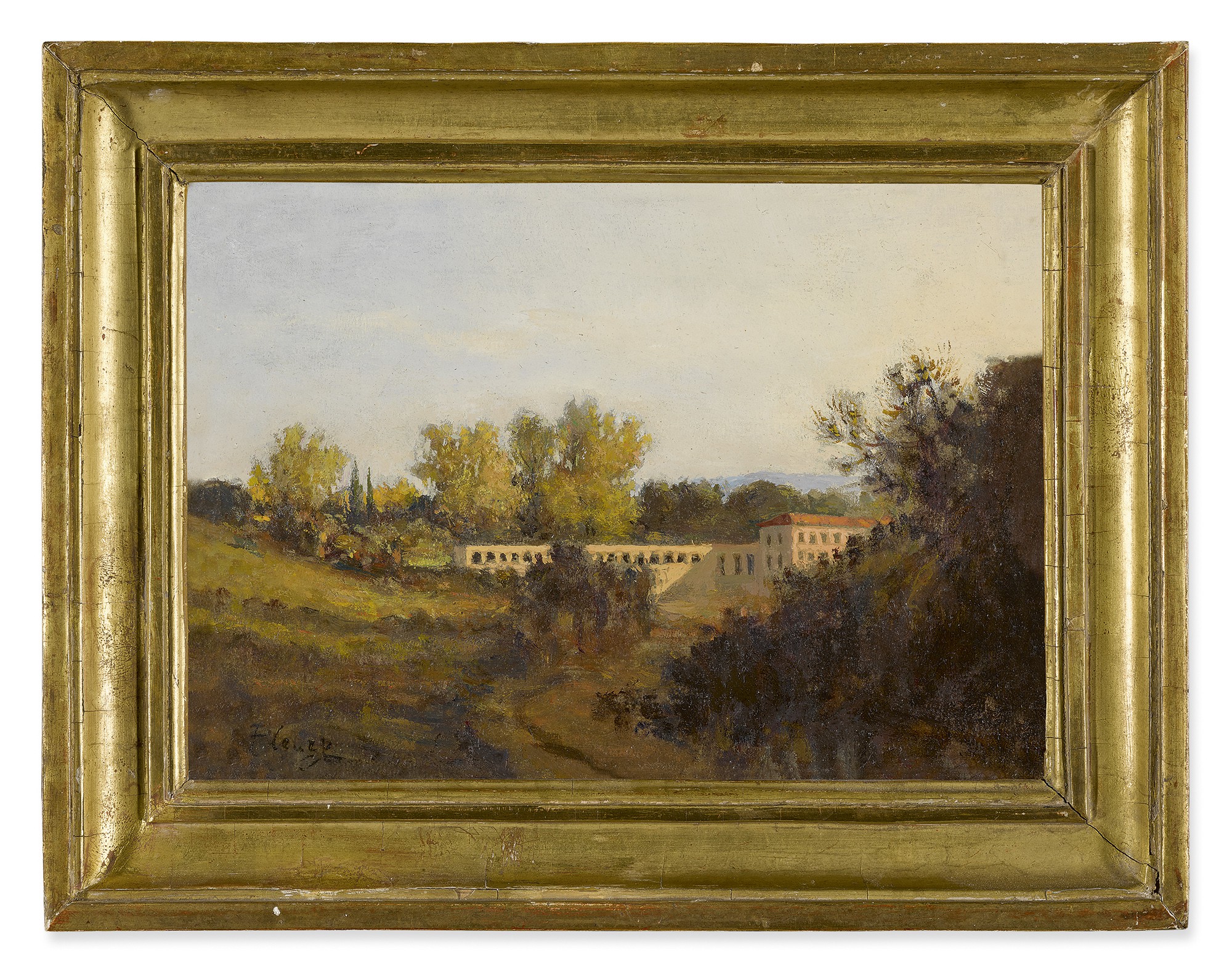 FRANÇOIS ANTOINE LÉON FLEURY | VIEW OF THE VILLA BORGHESE | Old Masters ...