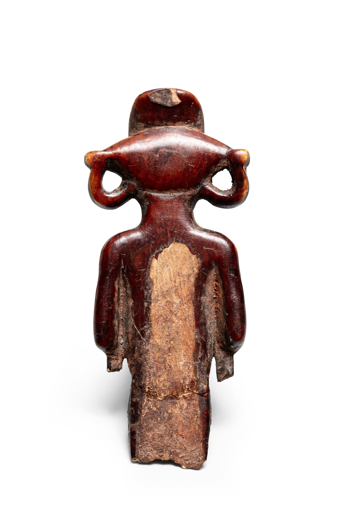 IVORY CHOKWE FIGURE, ANGOLA [STATUETTE EN IVOIRE, TCHOKWE, ANGOLA ...
