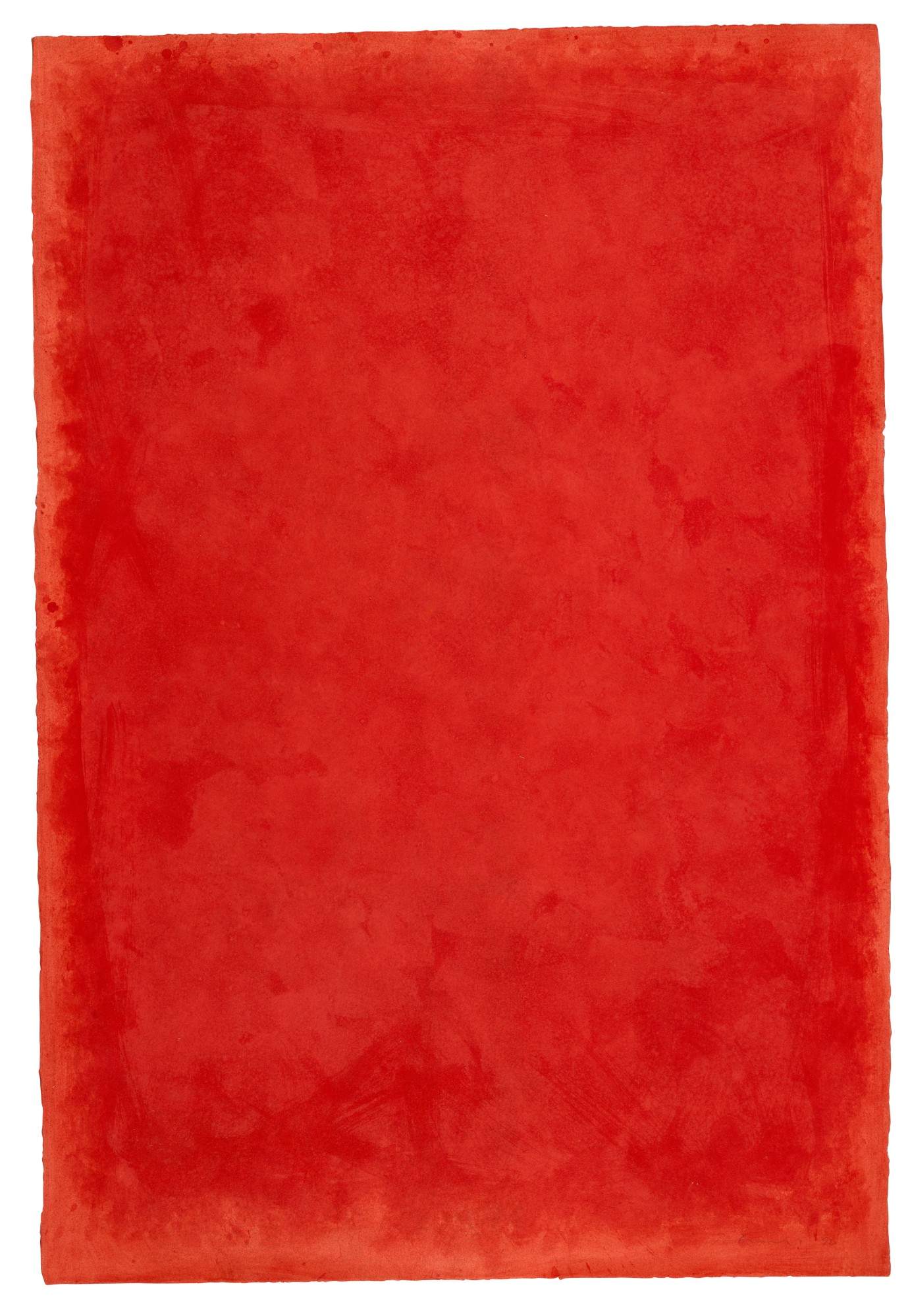 WILLIAM TURNBULL | UNTITLED (RED) | William Turnbull - The Eternal Now ...