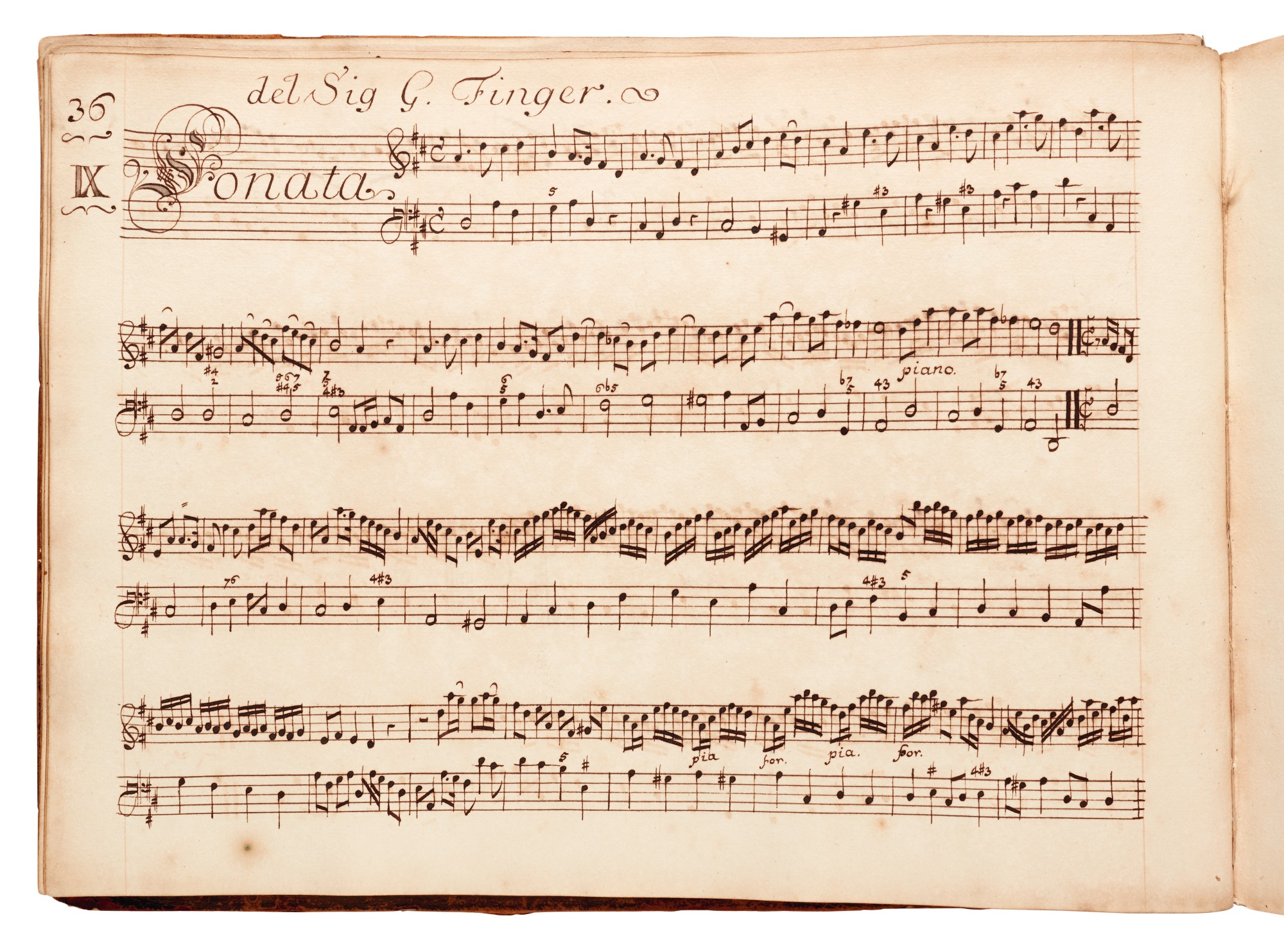 H. Purcell. 'The Armstrong-Finch manuscript'. Important early volume of ...