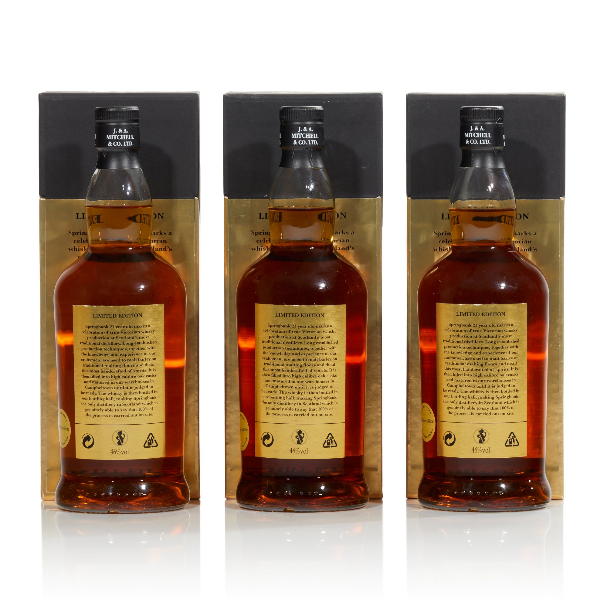 Springbank 21 Year Old 46.0 abv NV (3 BT70) | The Timeless Whisky ...
