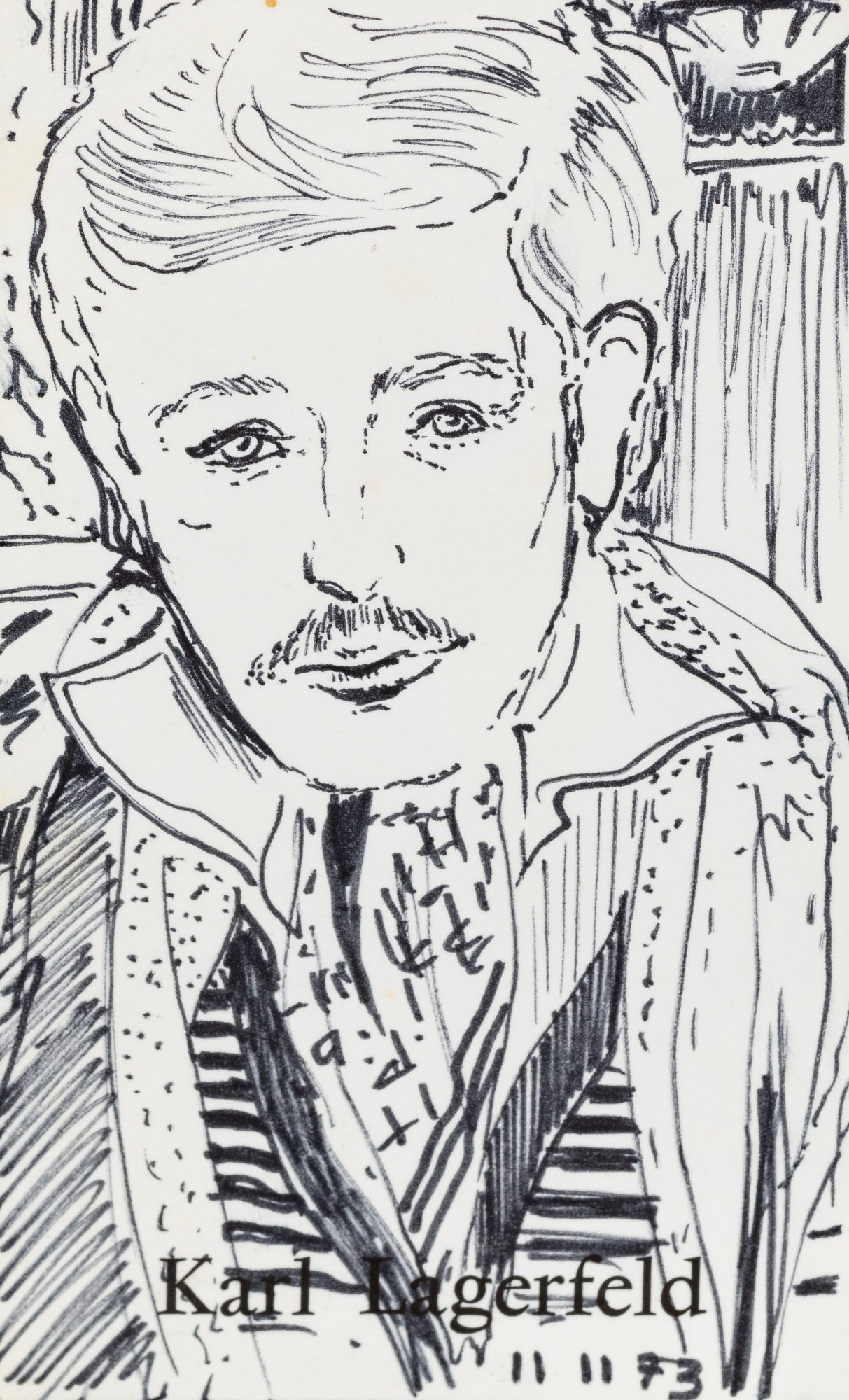 Portrait of Jacques de Bascher | Portrait de Jacques de Bascher | KARL ...