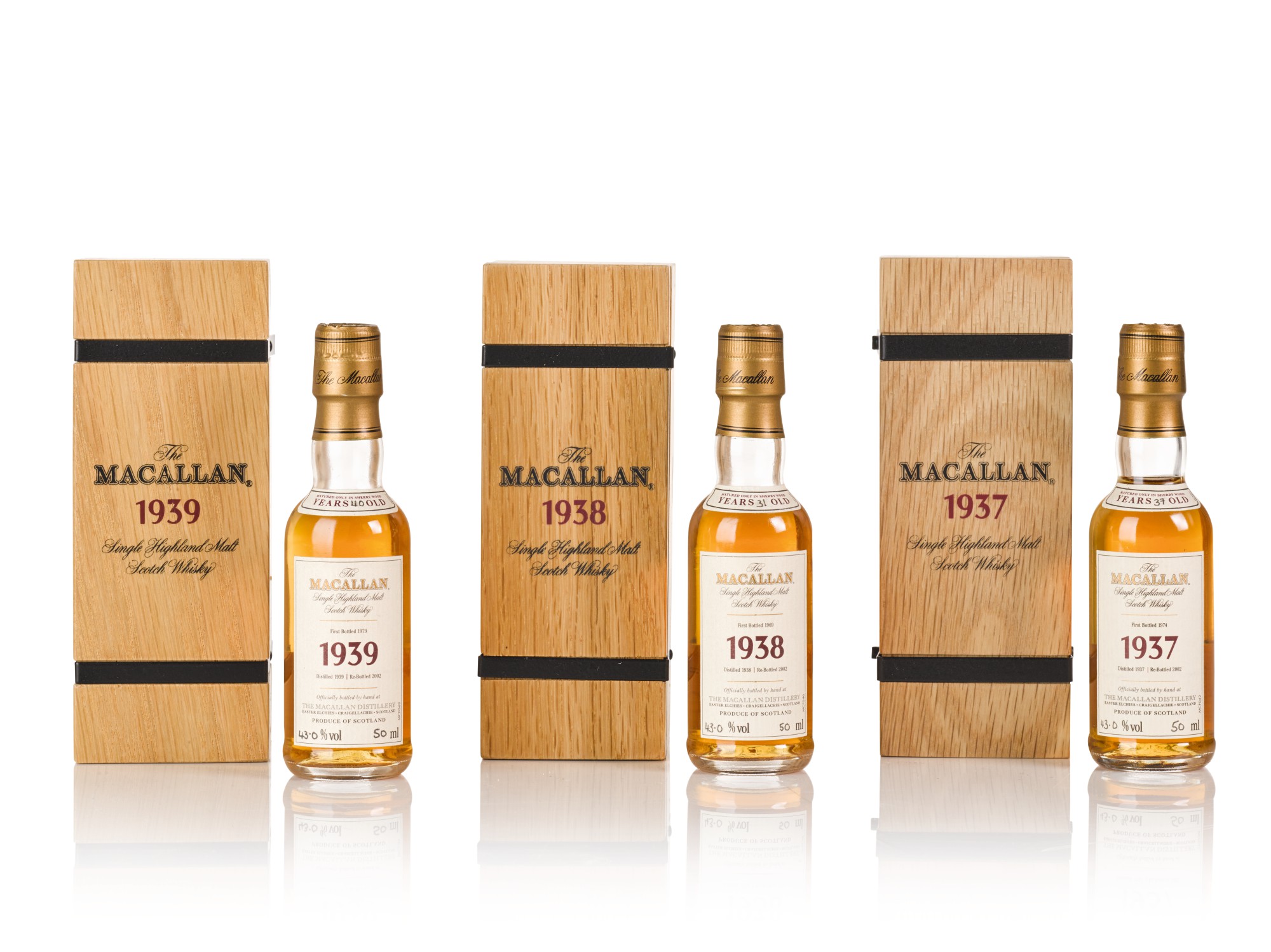 The Macallan Fine & Rare Miniature Collection (38 bt) | Distilled ...