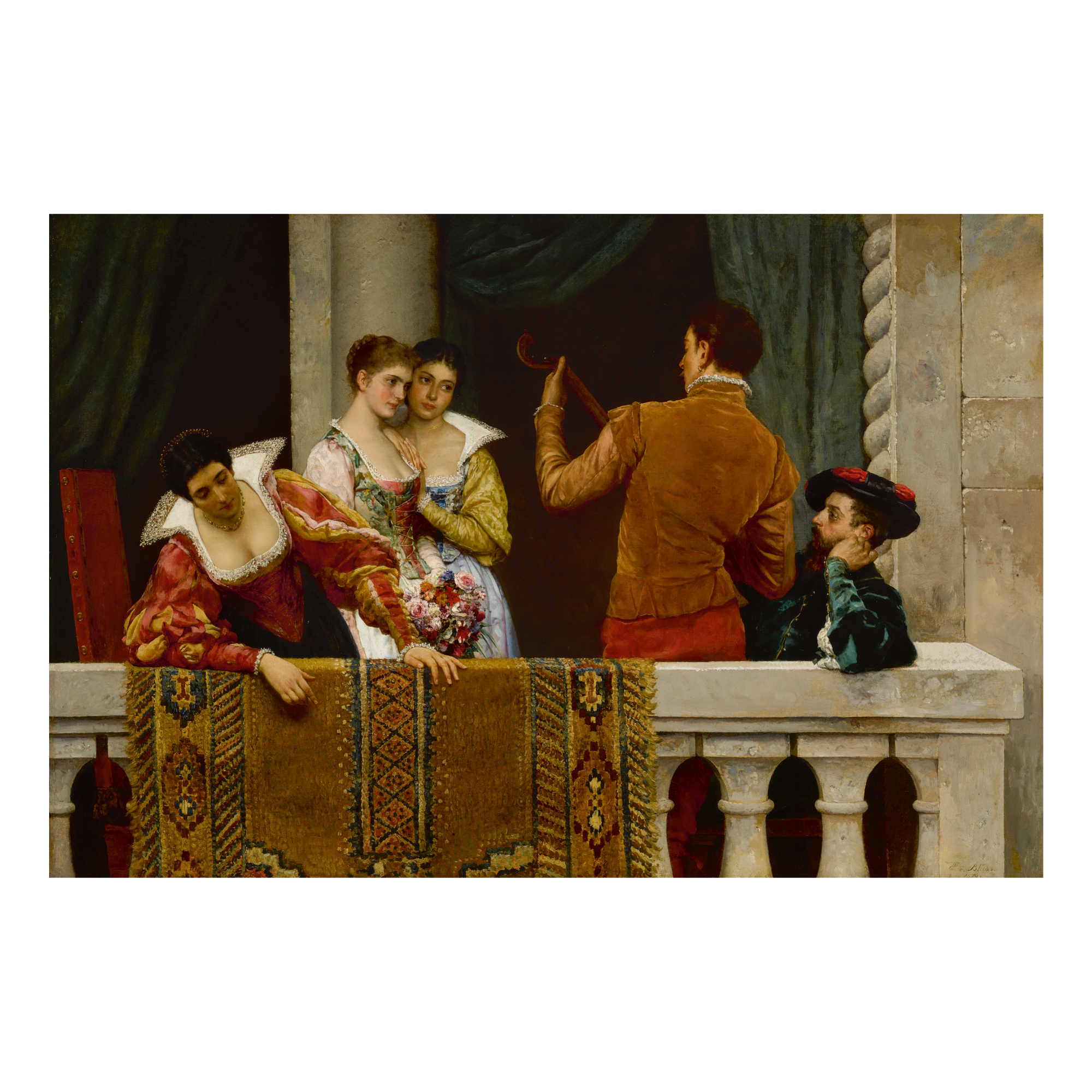 EUGEN VON BLAAS | FESTIVAL DAY, VENICE | 19th Century European Art ...