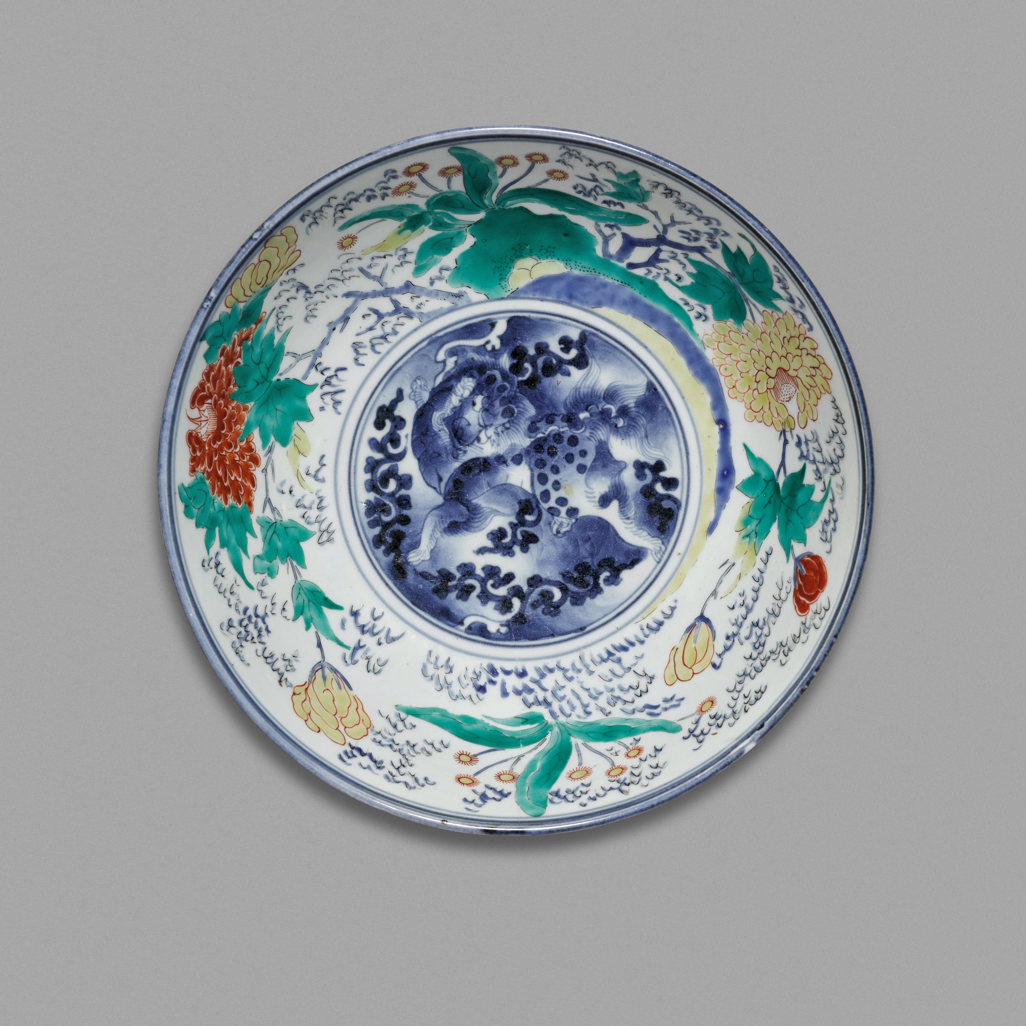 An early enameled deep bowl | Edo period, mid to late 17th century ...
