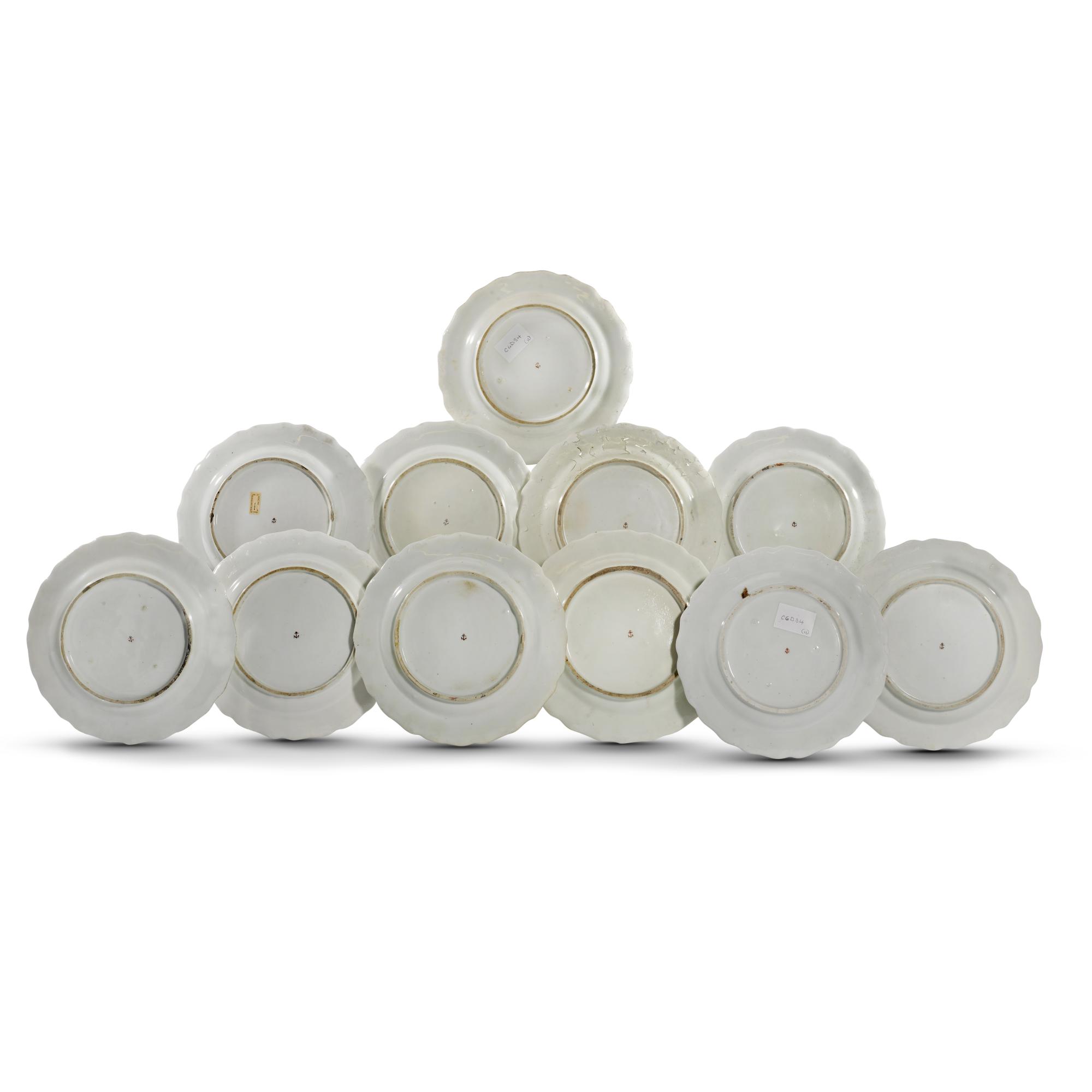 Eleven Chelsea plates, circa 1762-5 | STYLE London: Furniture, Clocks ...